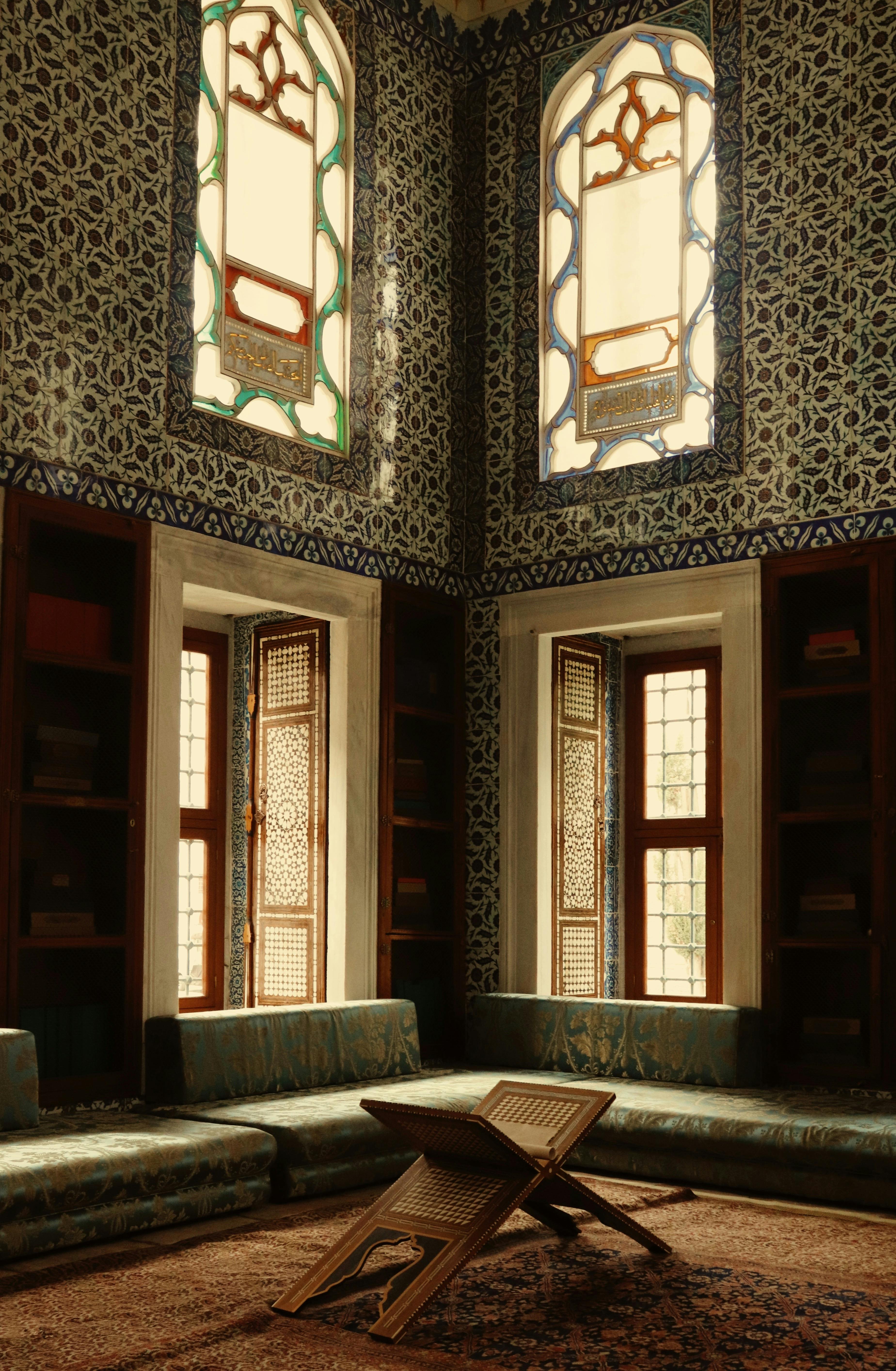 Windows in a Mosque in Istanbul · Free Stock Photo