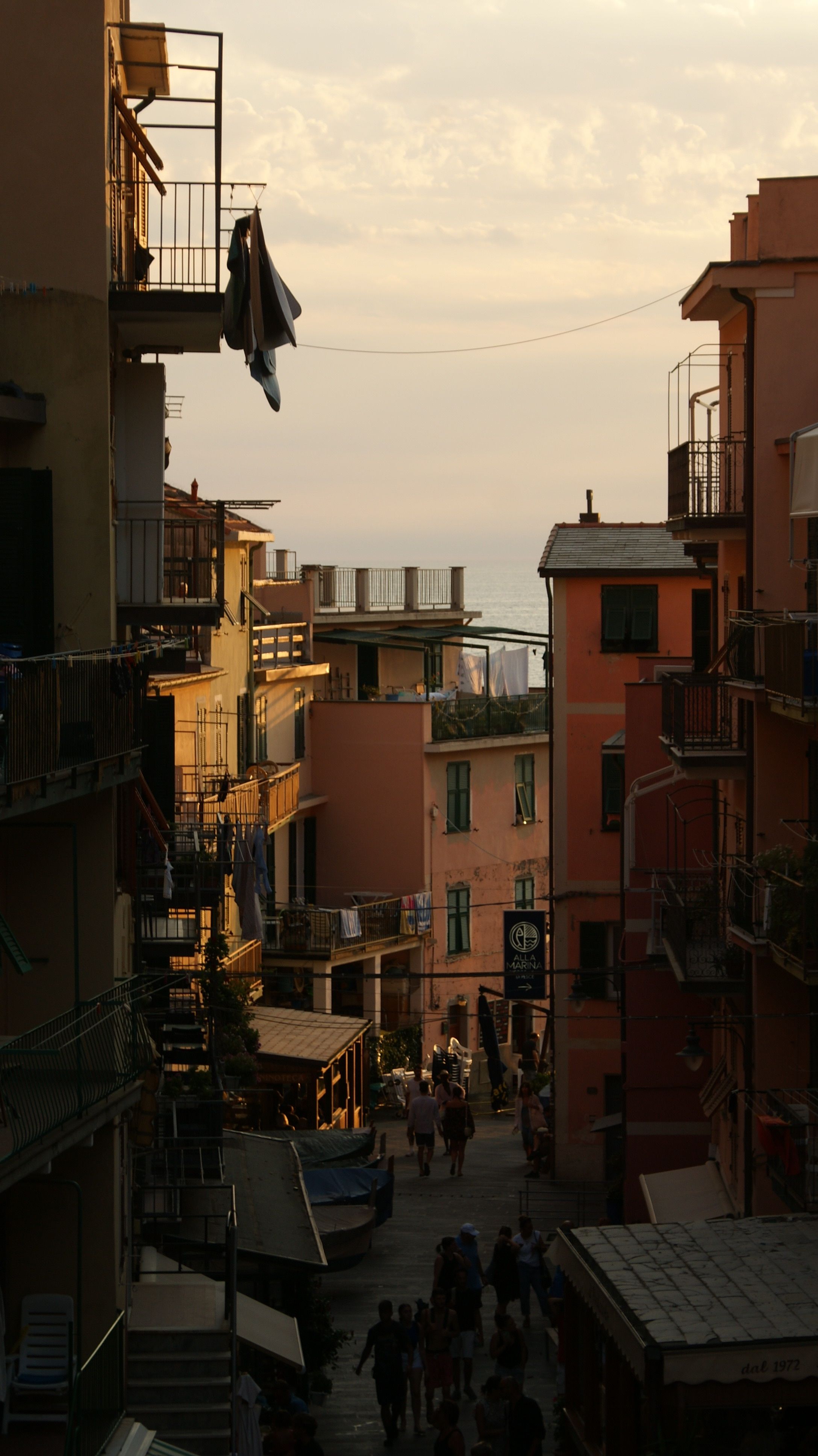 Residential District Alley at Dusk · Free Stock Photo