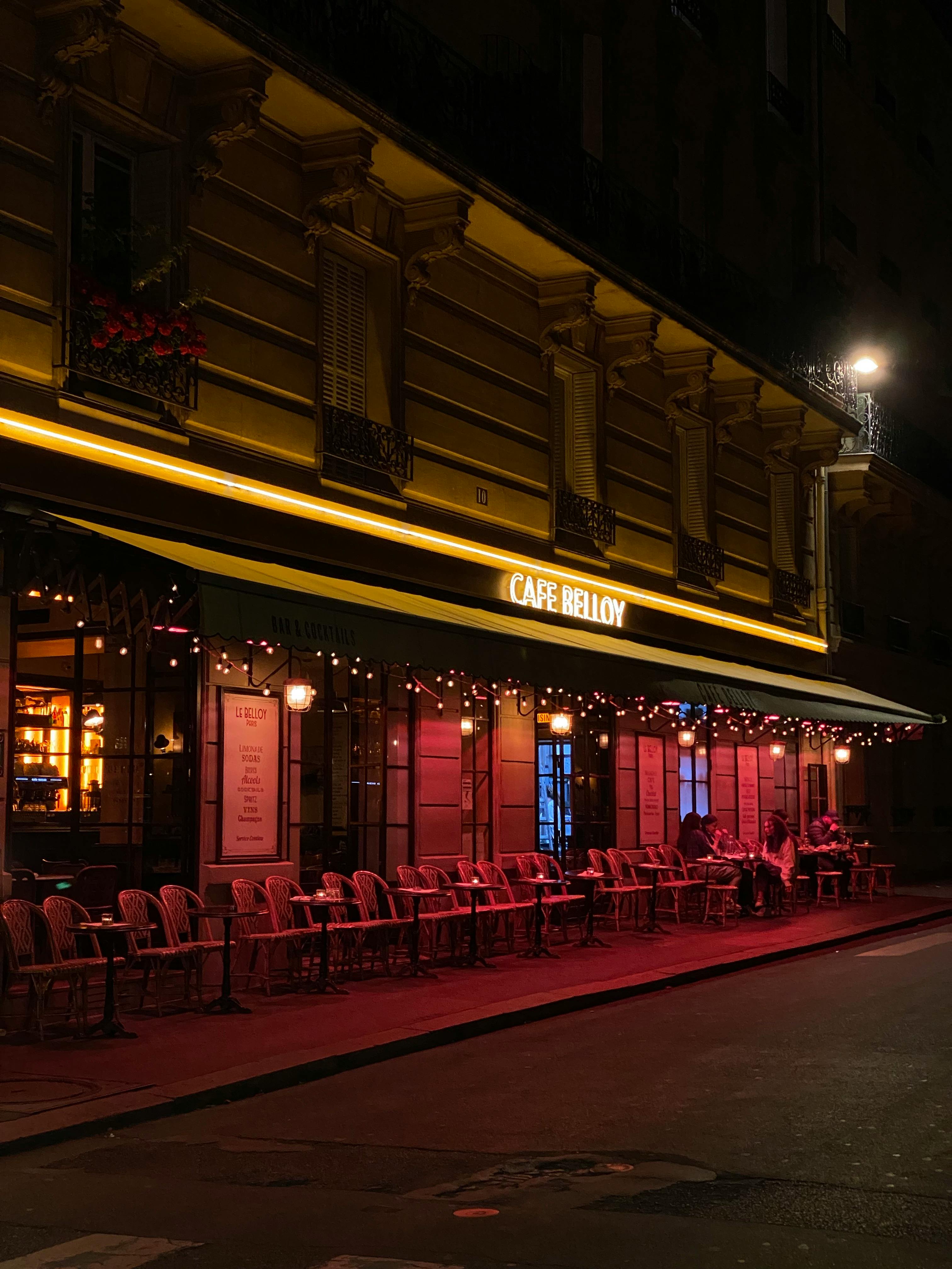 Cafe Belloy in Paris · Free Stock Photo