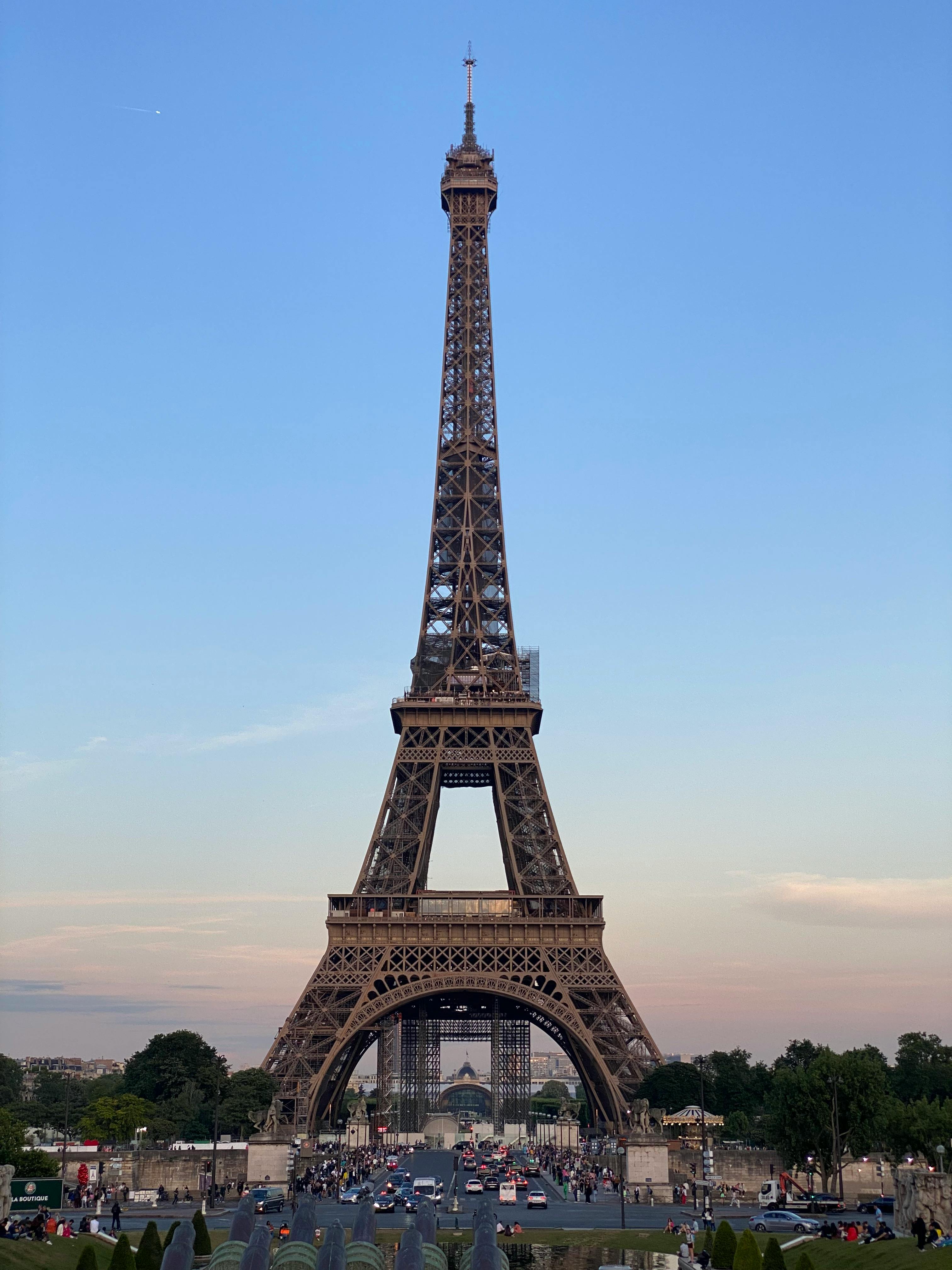 Panorama of Paris with the View of Palais de Tokyo, Paris, France ...