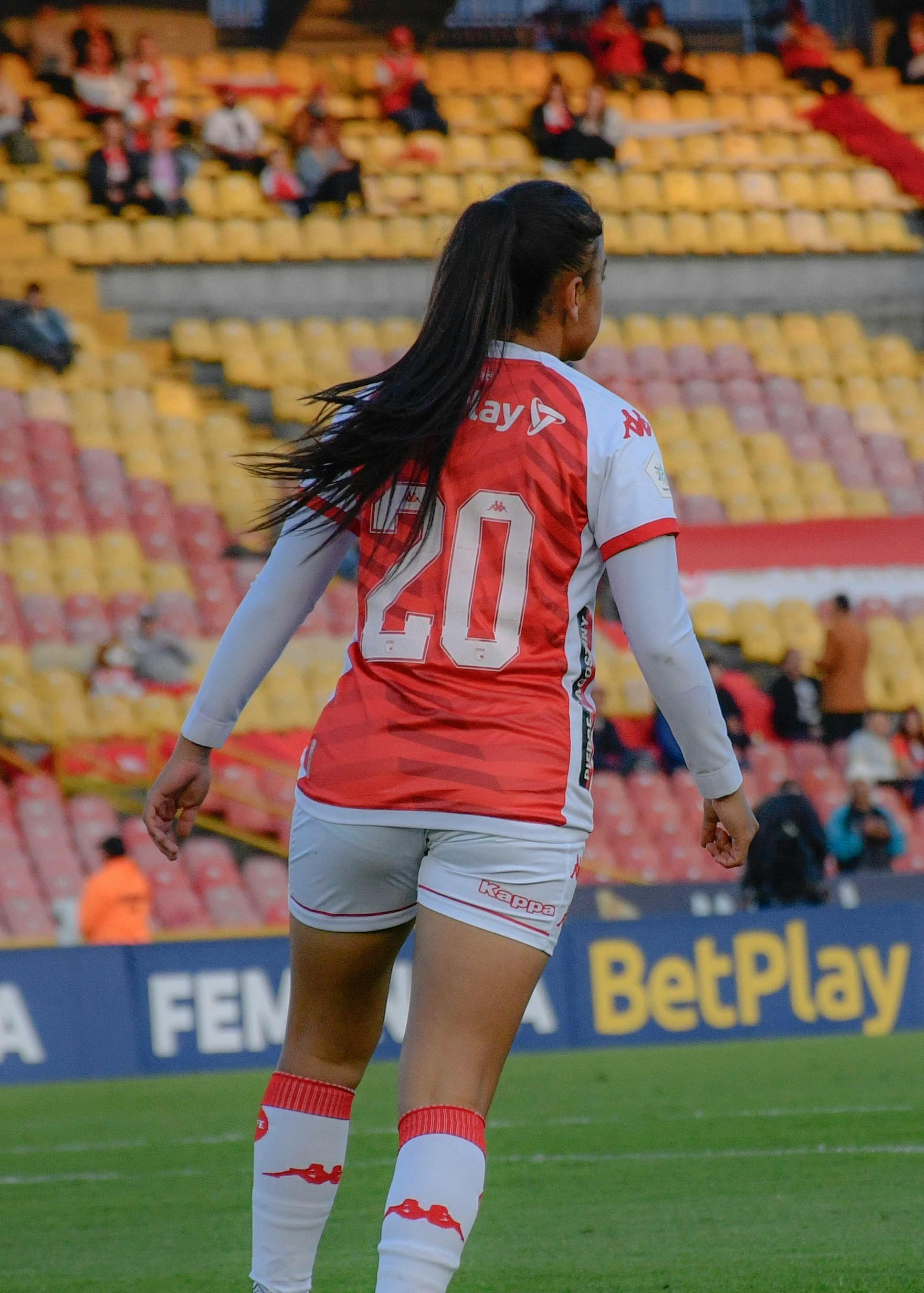 A Female Player during a Soccer Match · Free Stock Photo