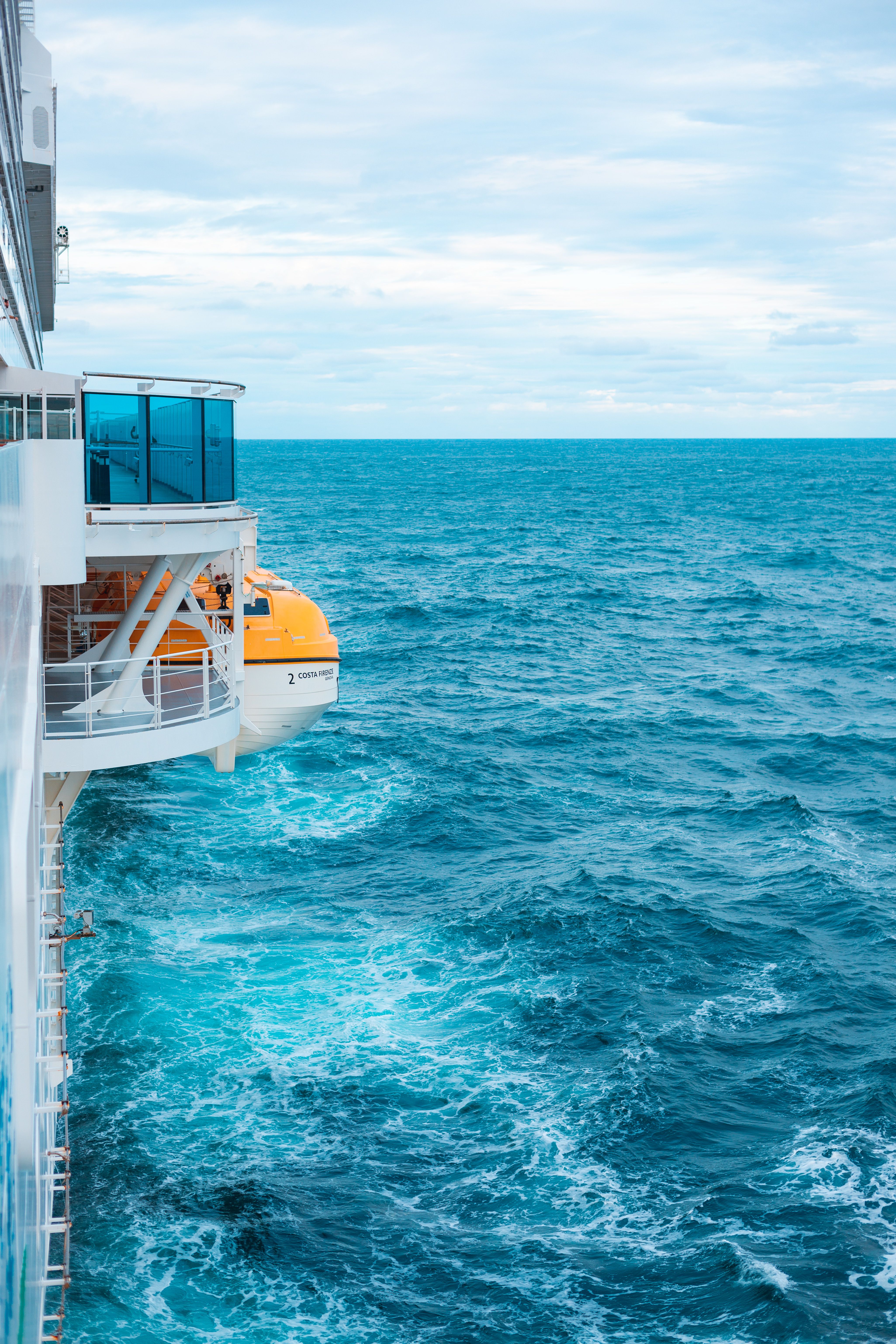 Side of a Ship Sailing across the Blue Sea · Free Stock Photo