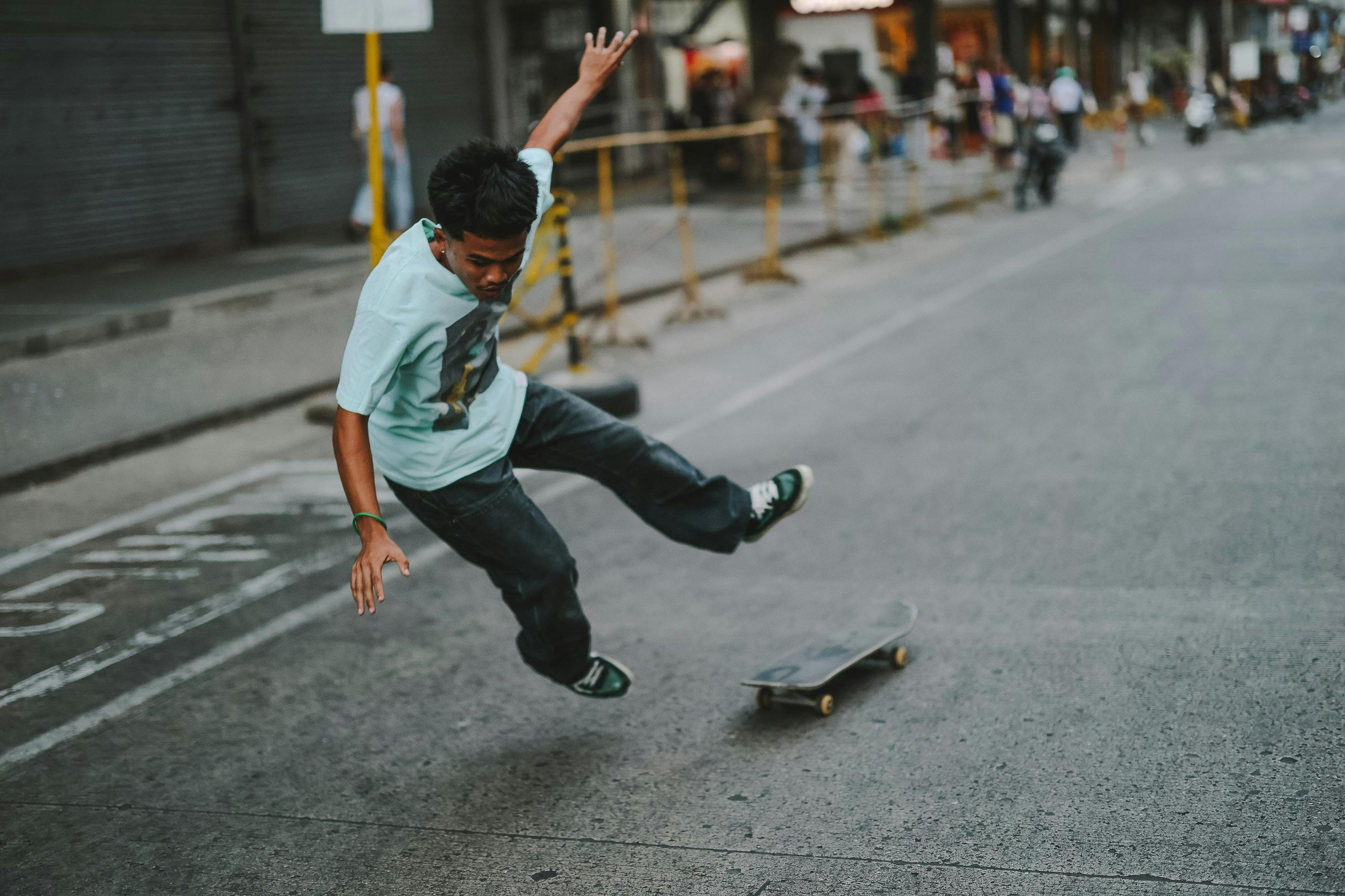 Boys Playing on Street · Free Stock Photo