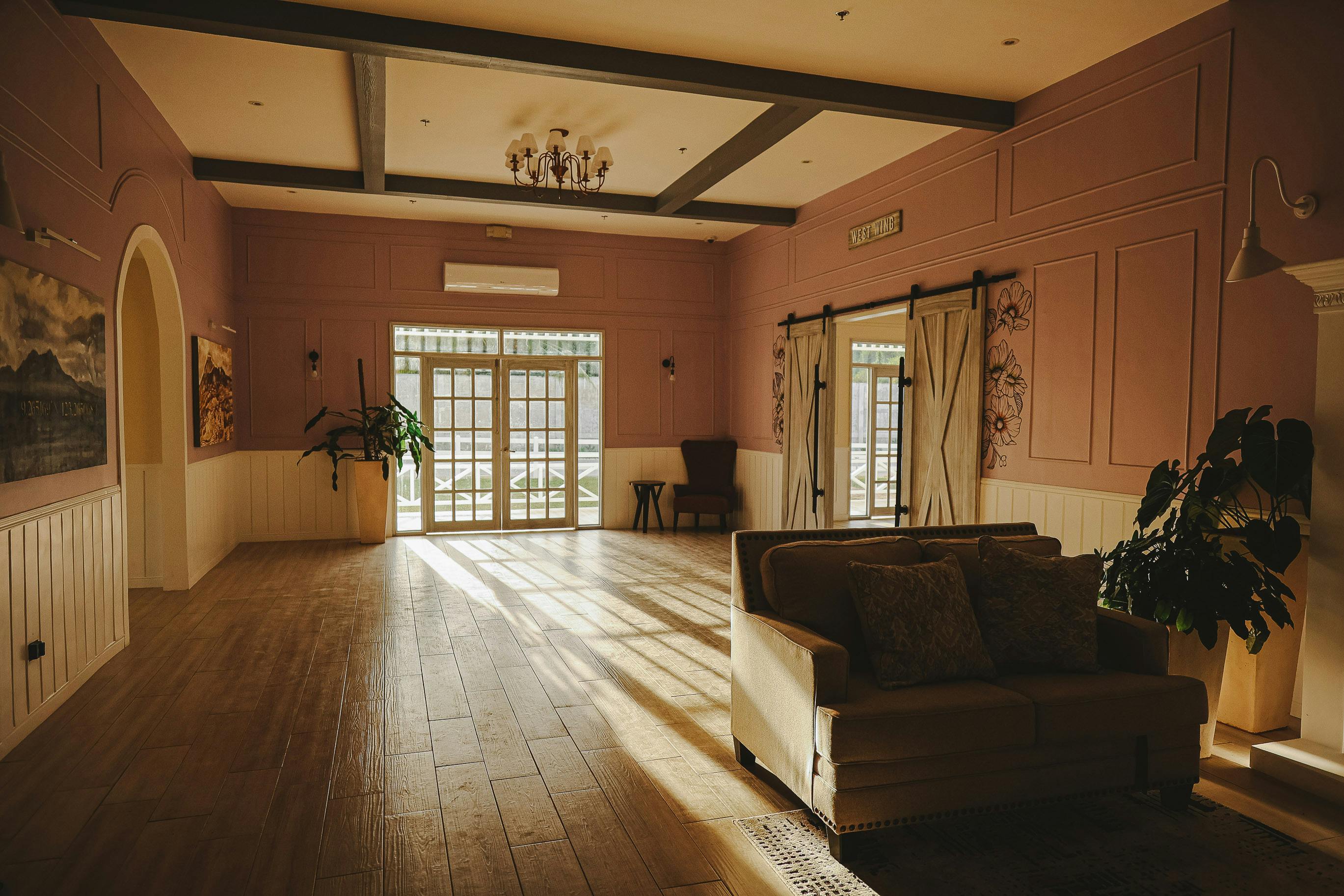 Rustic Home Interior with Sofa · Free Stock Photo