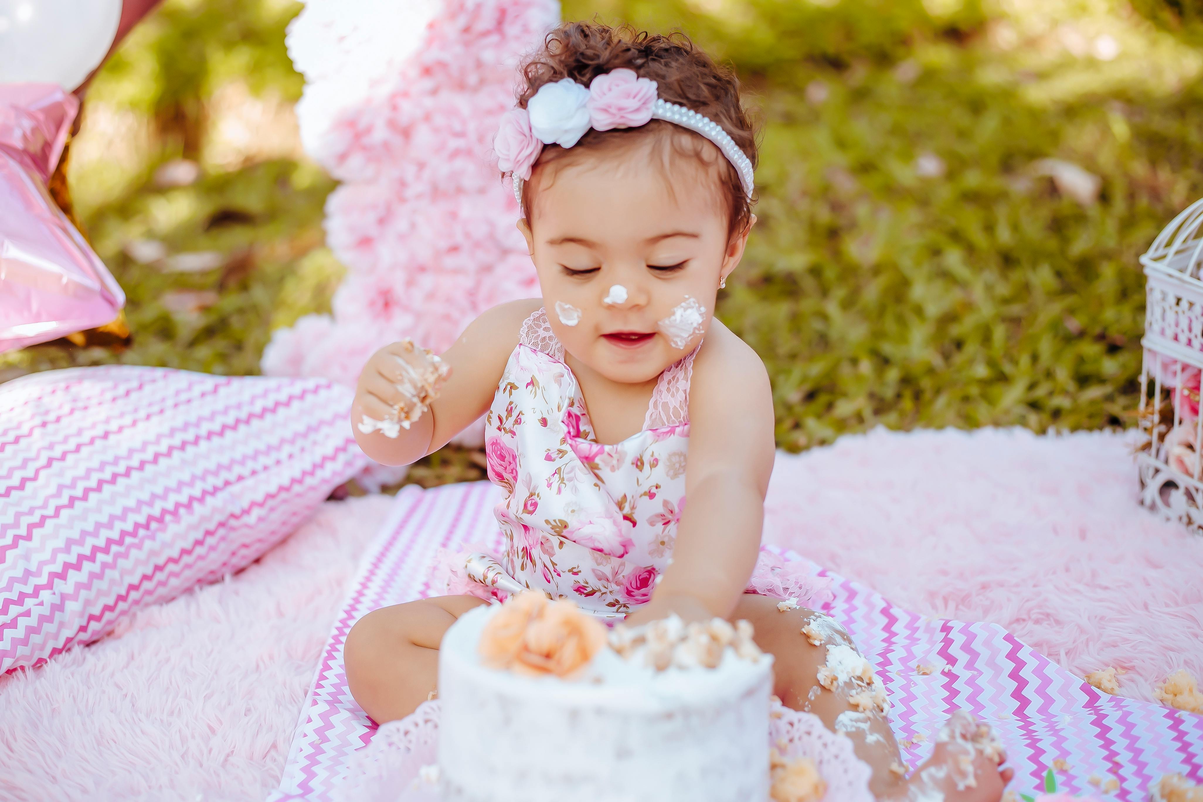Baby Eating Cake · Free Stock Photo
