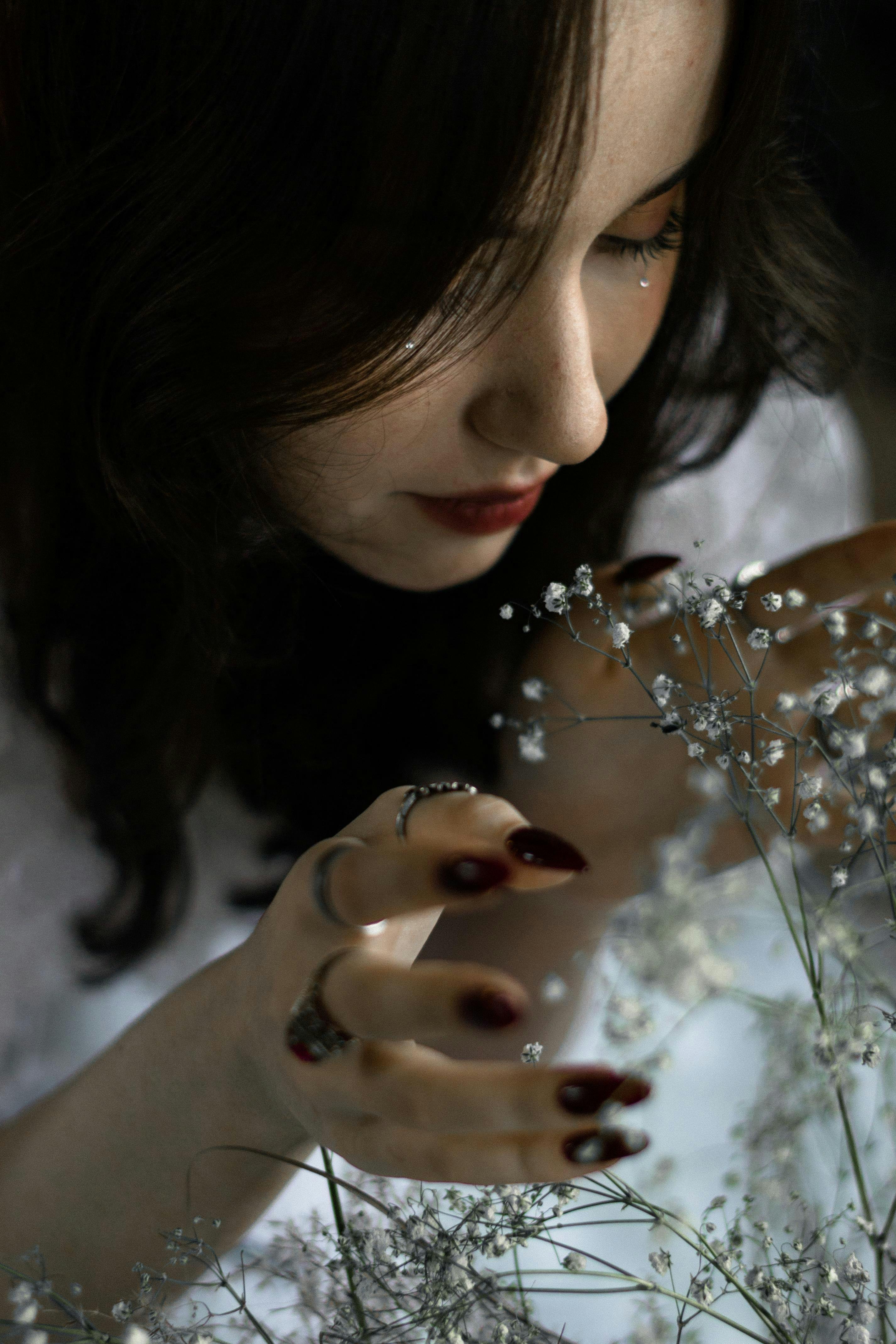 Bride Hand over Plants · Free Stock Photo