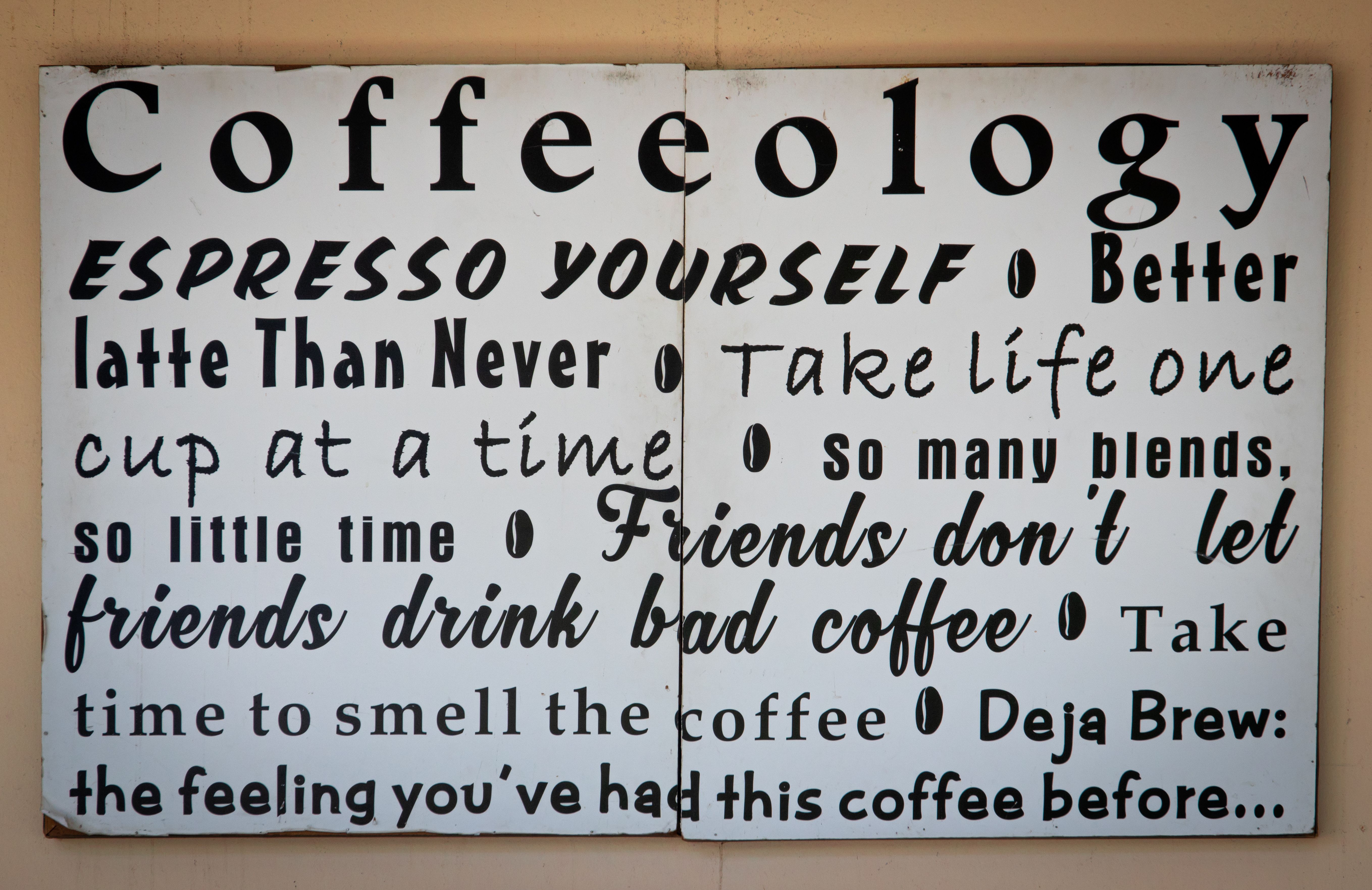 Free stock photo of alphabet, coffee, coffee shop