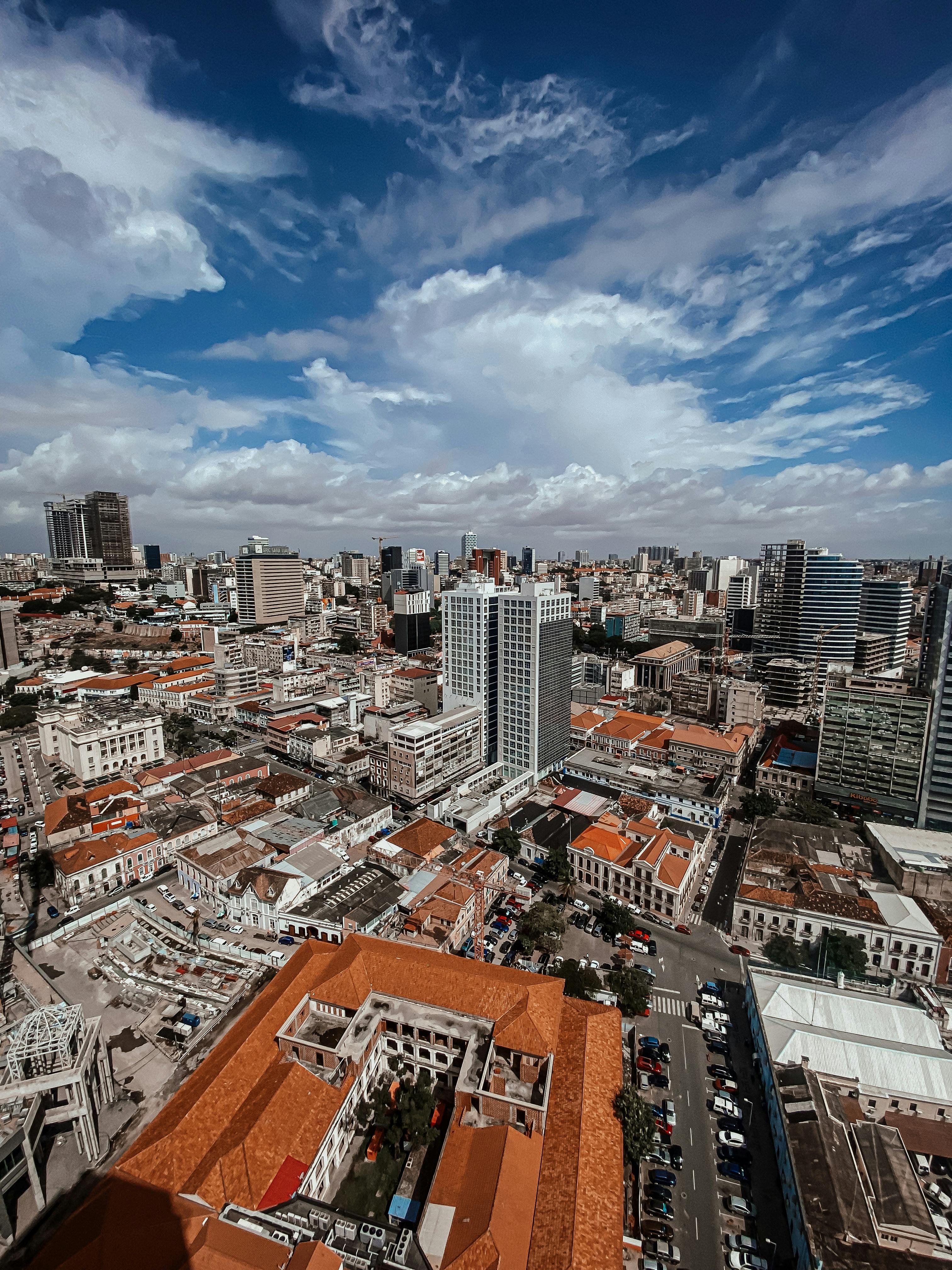 A view of the city from a high building · Free Stock Photo