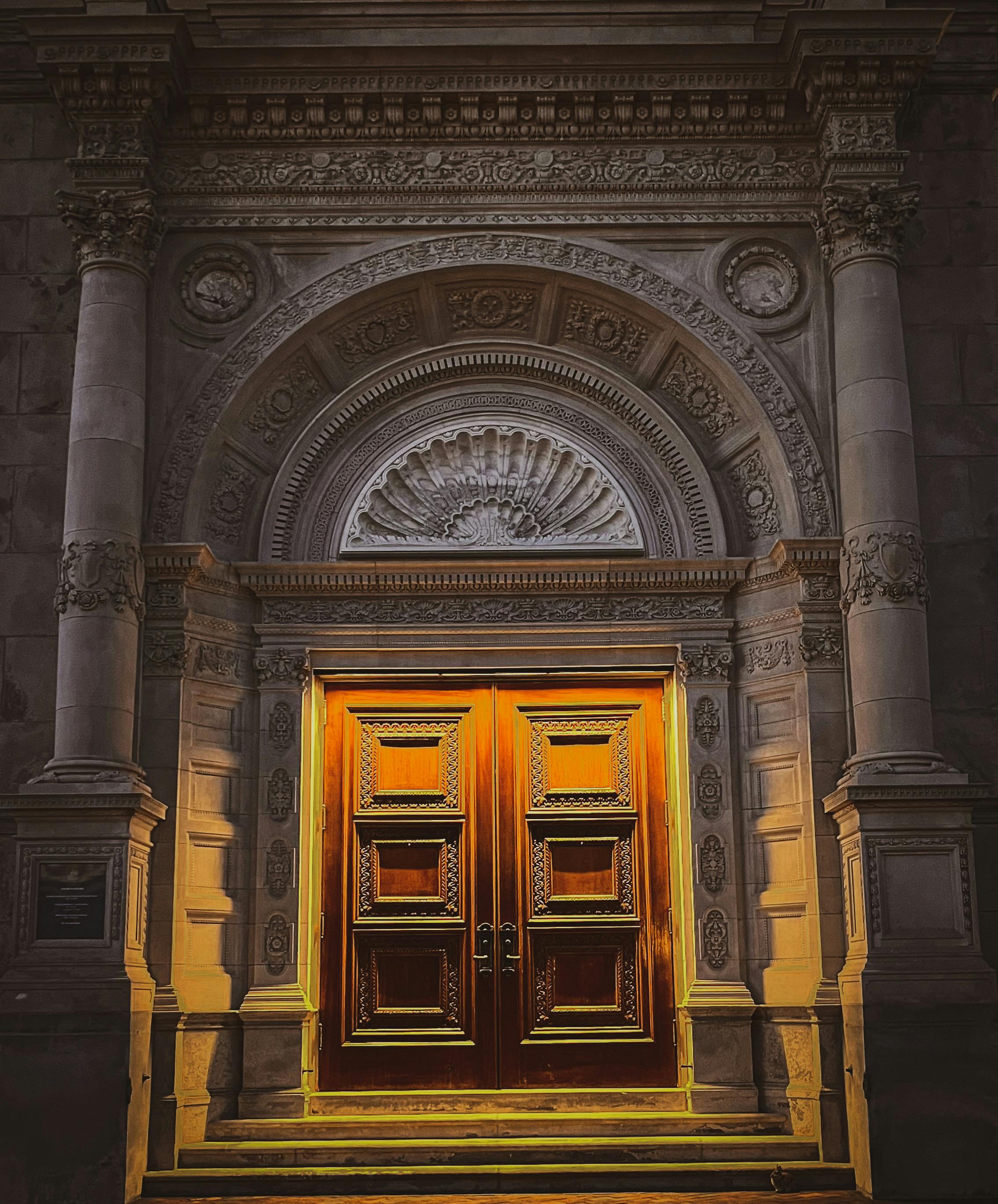 Grey Metal Gate · Free Stock Photo