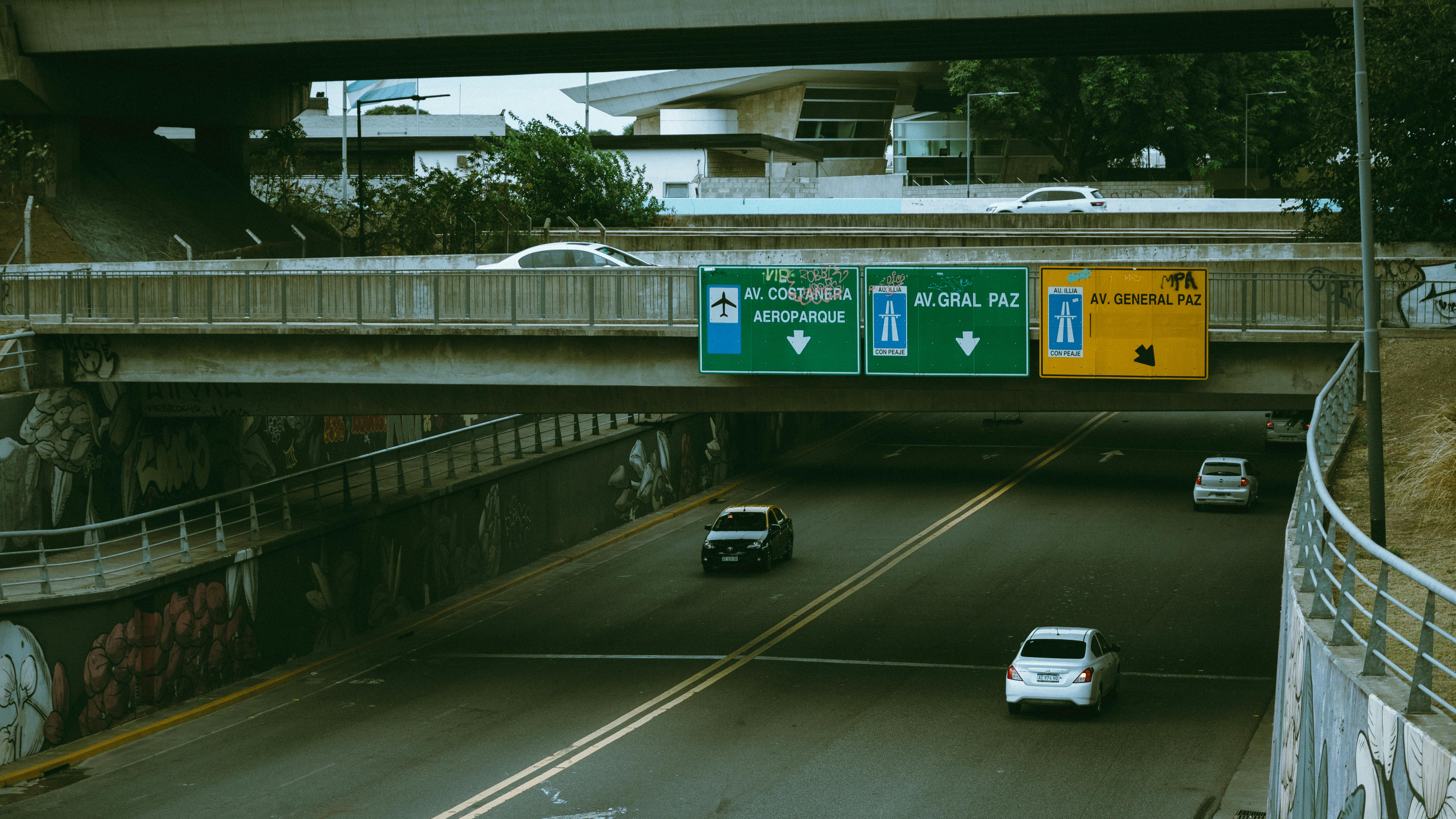 Overpass and Street · Free Stock Photo