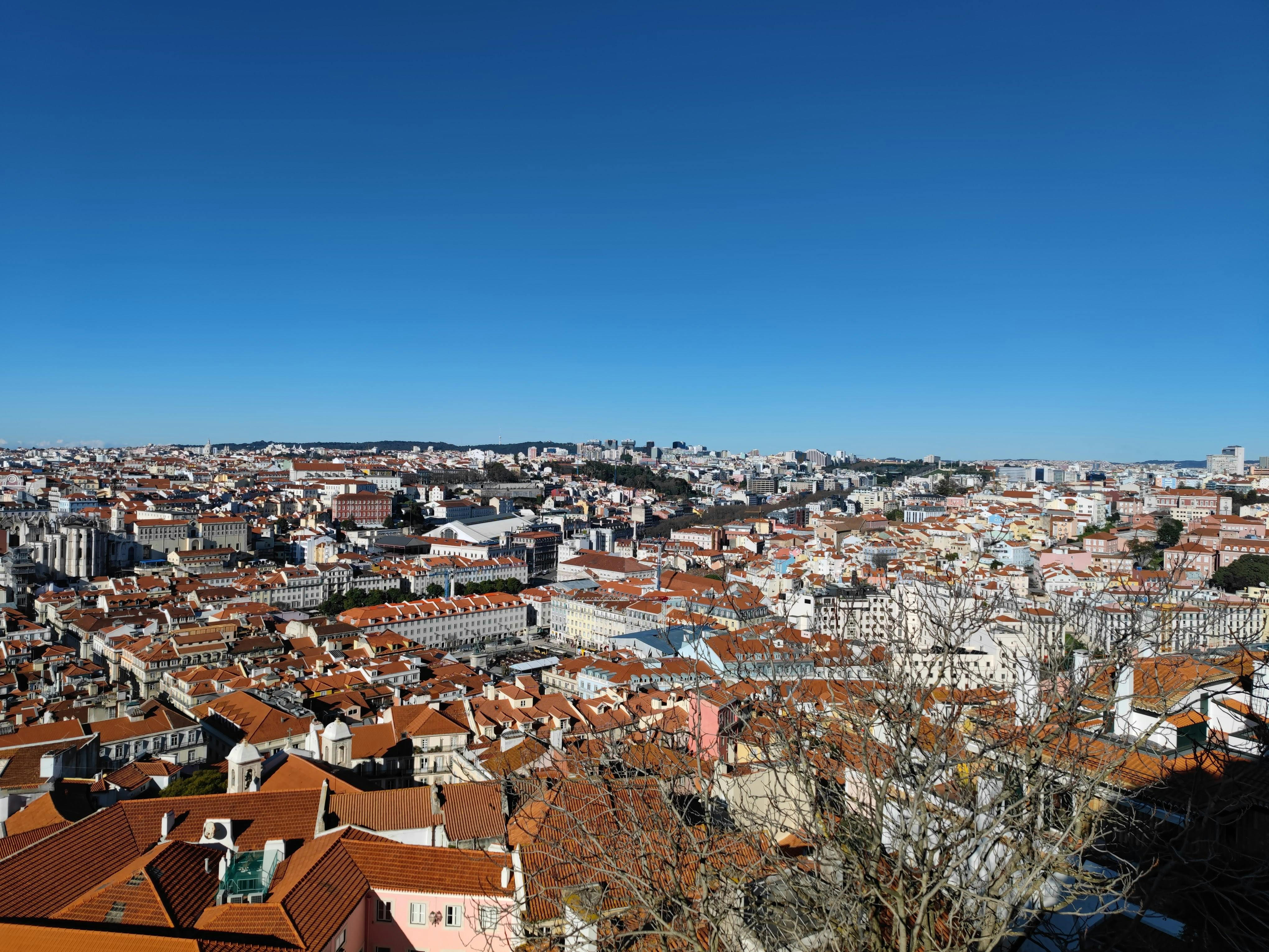 Aerial Panorama of Crestuma Dam on a Douro River in Portugal · Free ...