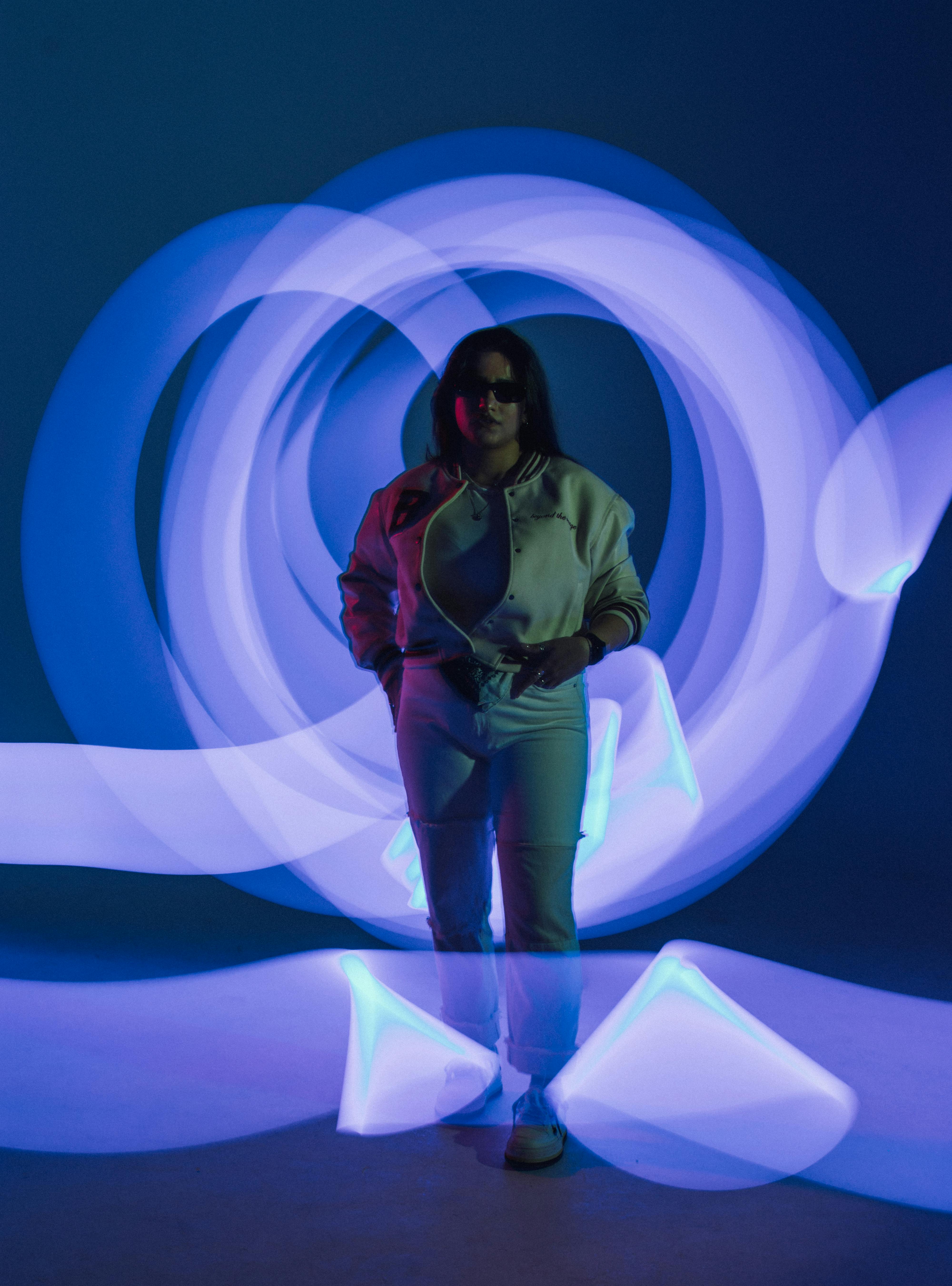 Plus Size Model Sitting in Chair · Free Stock Photo