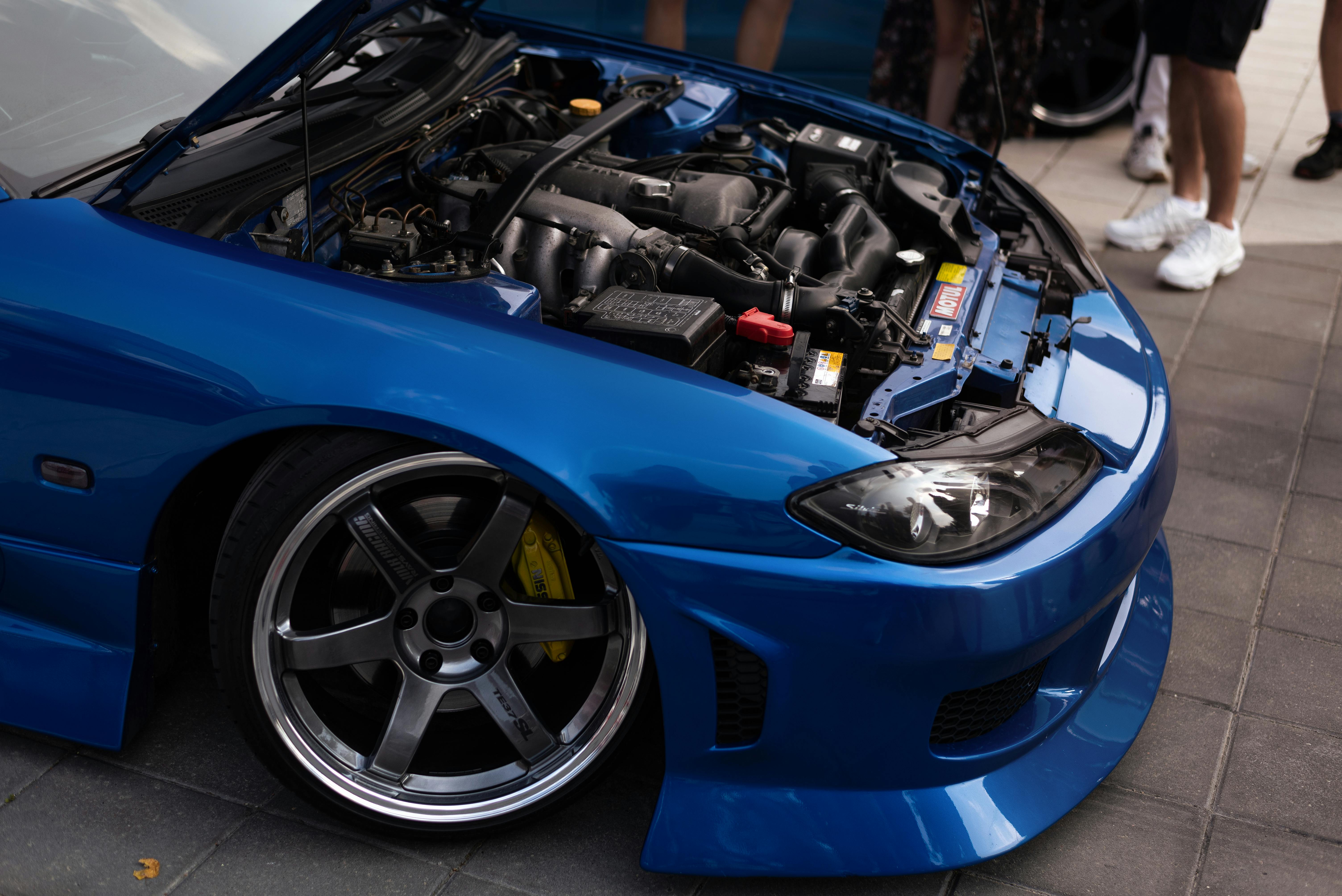 Under Hood of Modern Car · Free Stock Photo