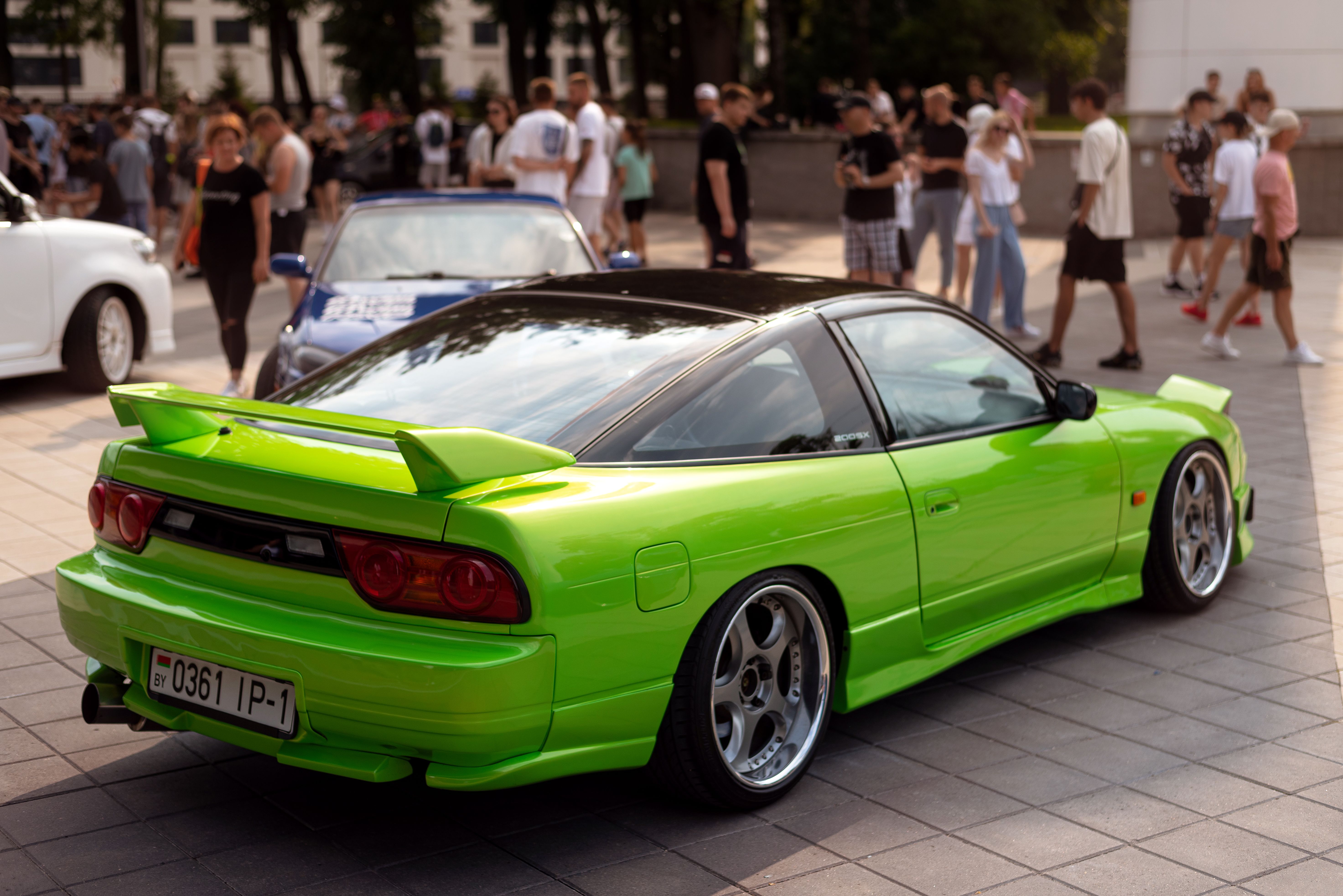 Back View of Red Nissan Skyline · Free Stock Photo