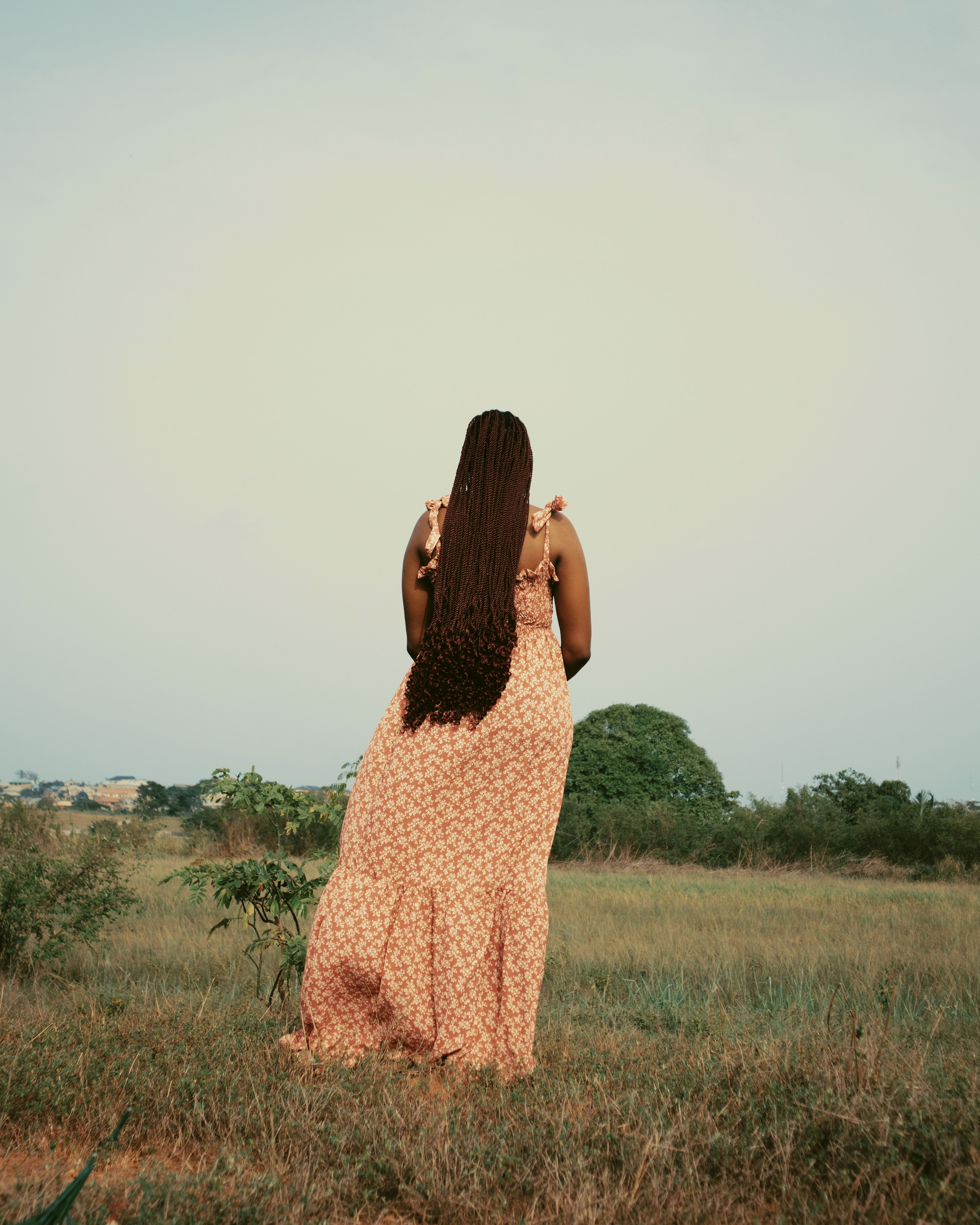 Back View of Woman in Traditional Dress · Free Stock Photo