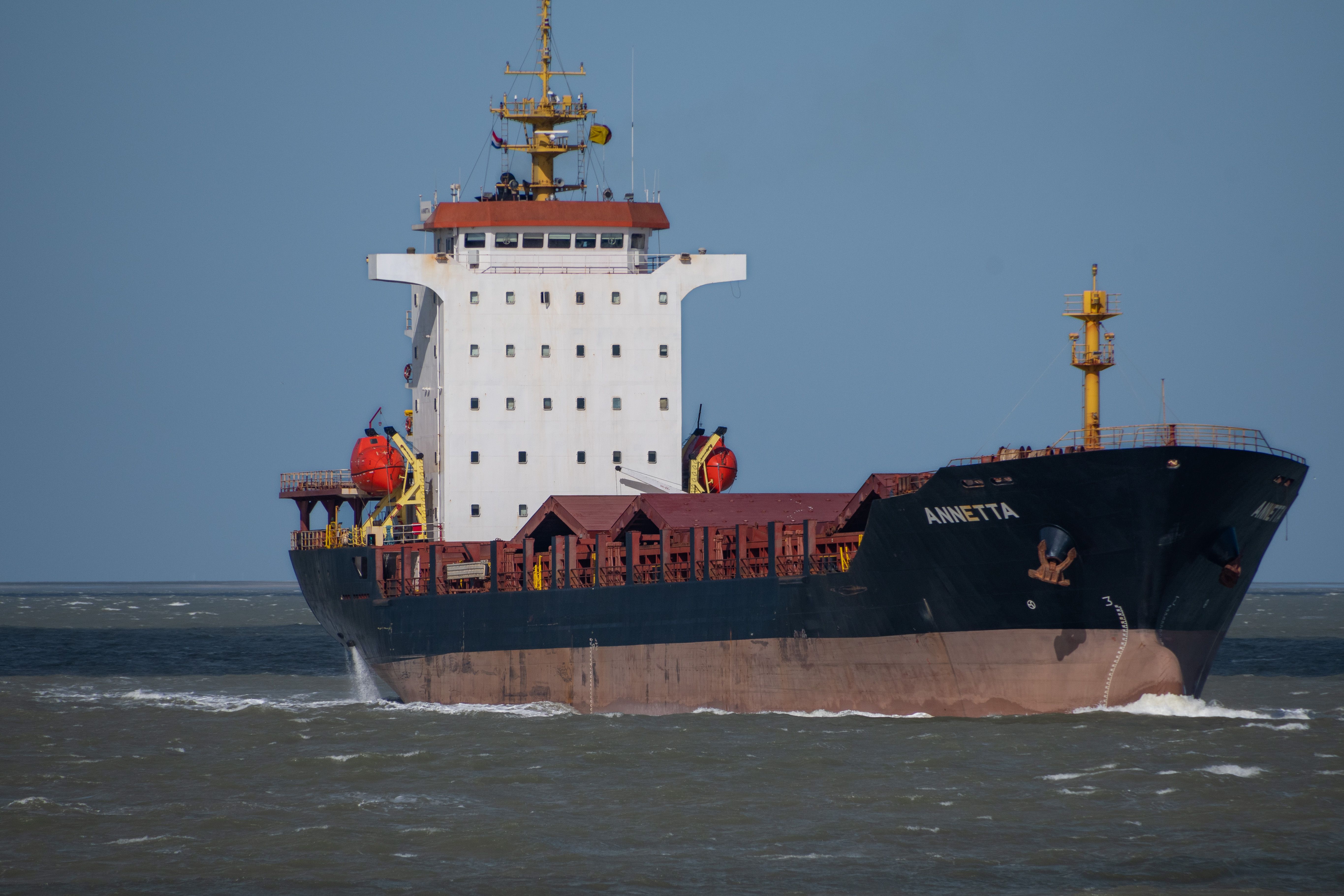 Top View of Barges on Sea · Free Stock Photo