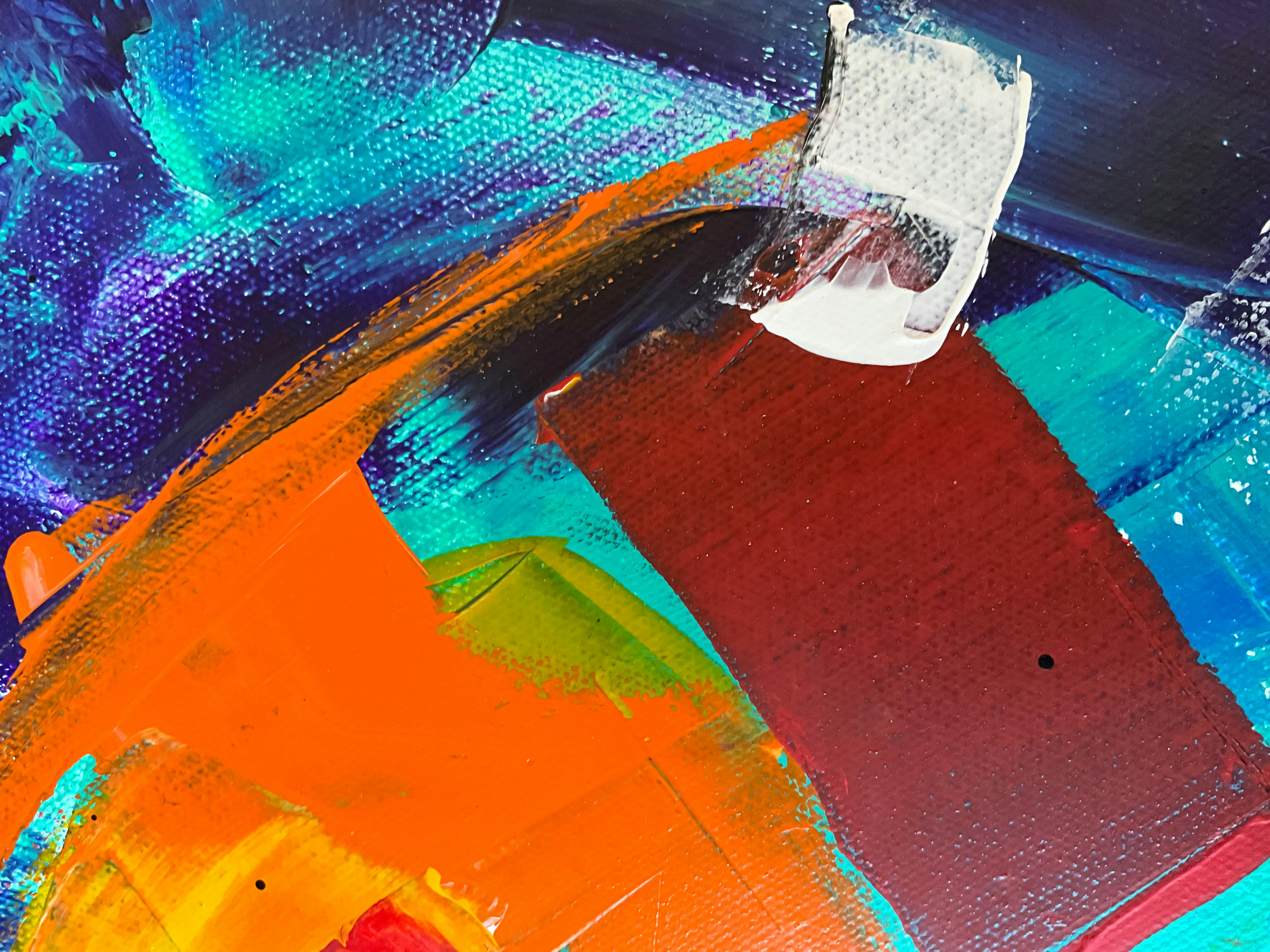 Abstract expressionist painting: Detail · Free Stock Photo