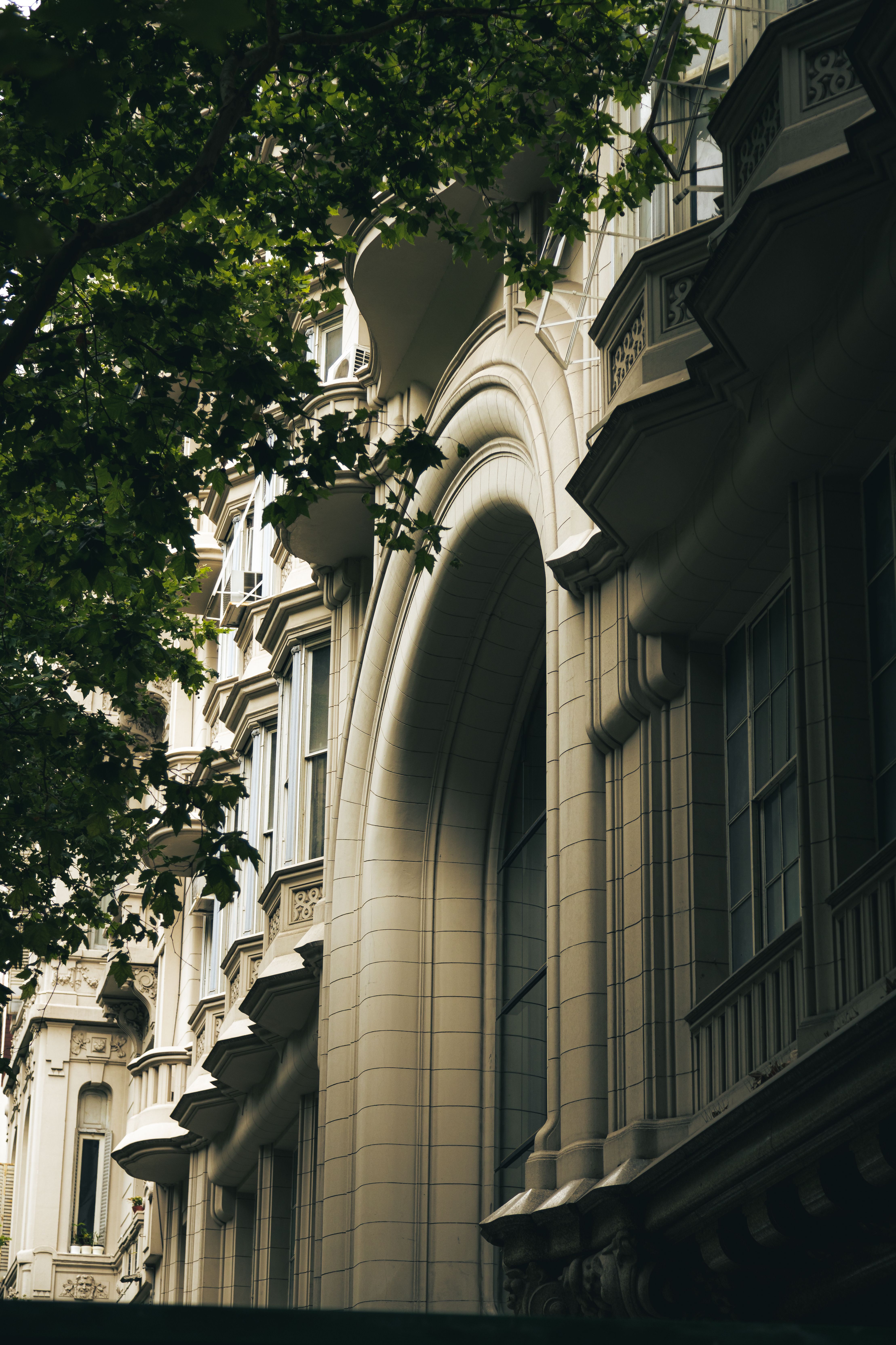 Facade of a Traditional Tenement House in City · Free Stock Photo