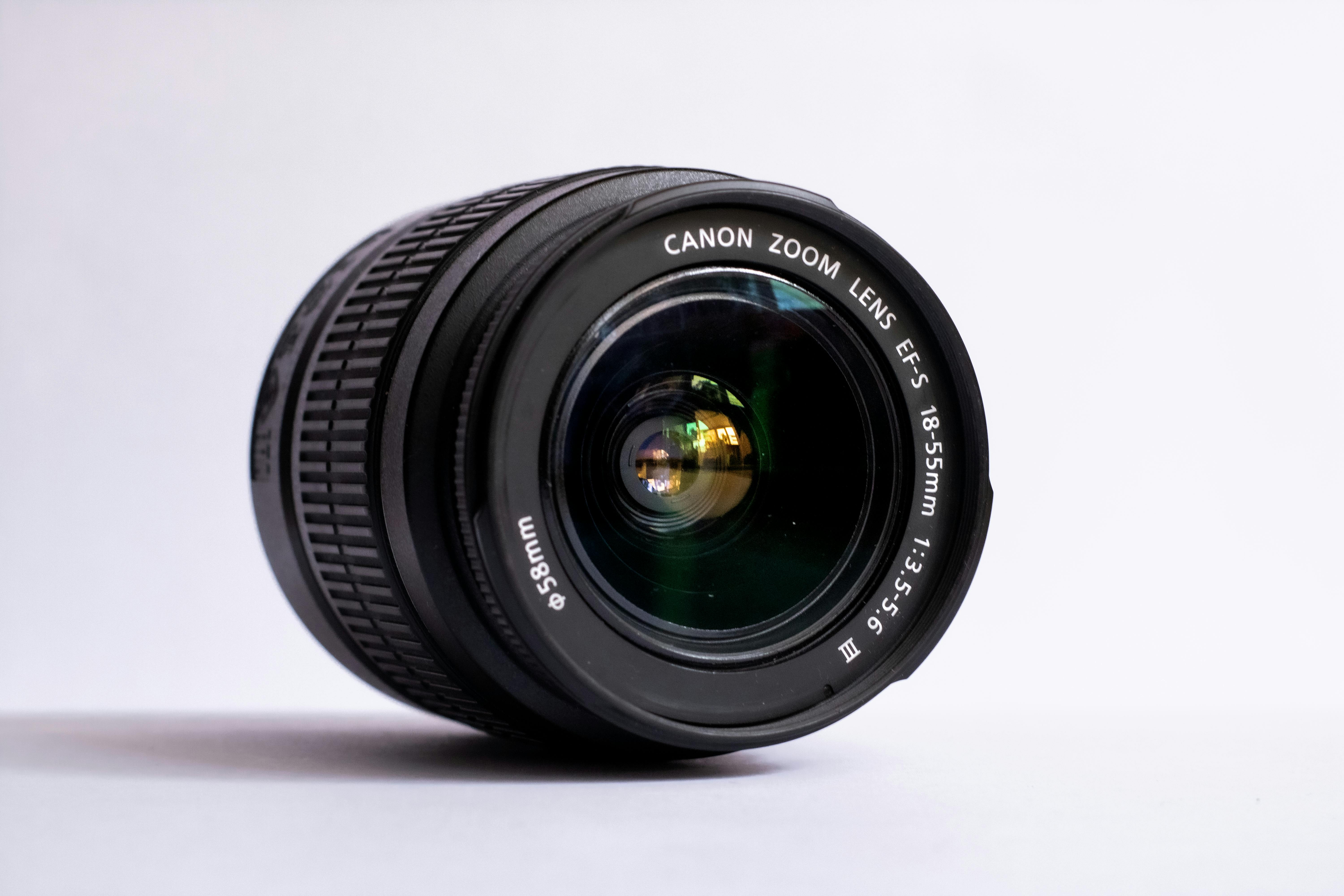 Black Canon Camera Lens · Free Stock Photo