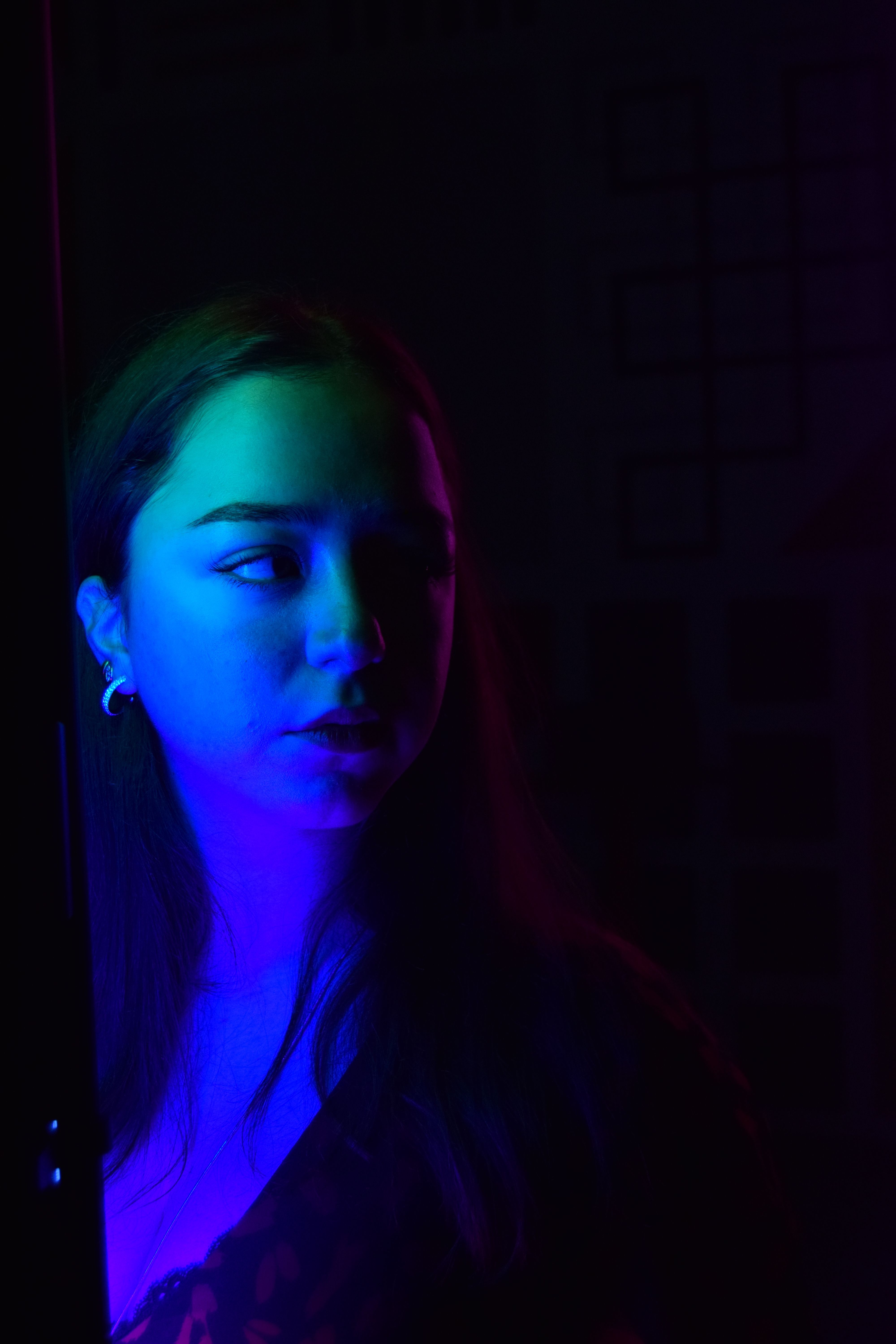 Light on Woman in Darkness · Free Stock Photo