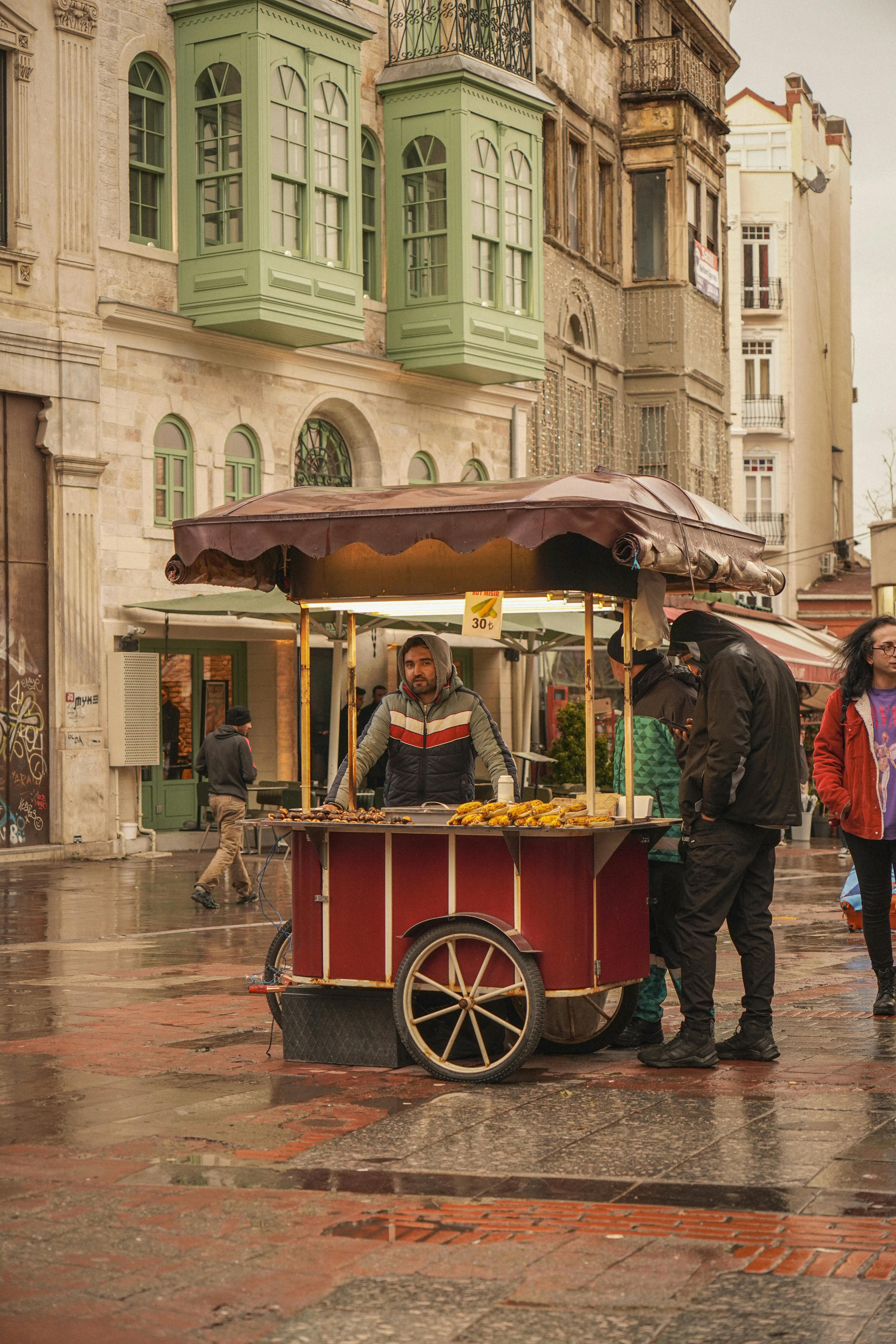 Food Stand in Town · Free Stock Photo