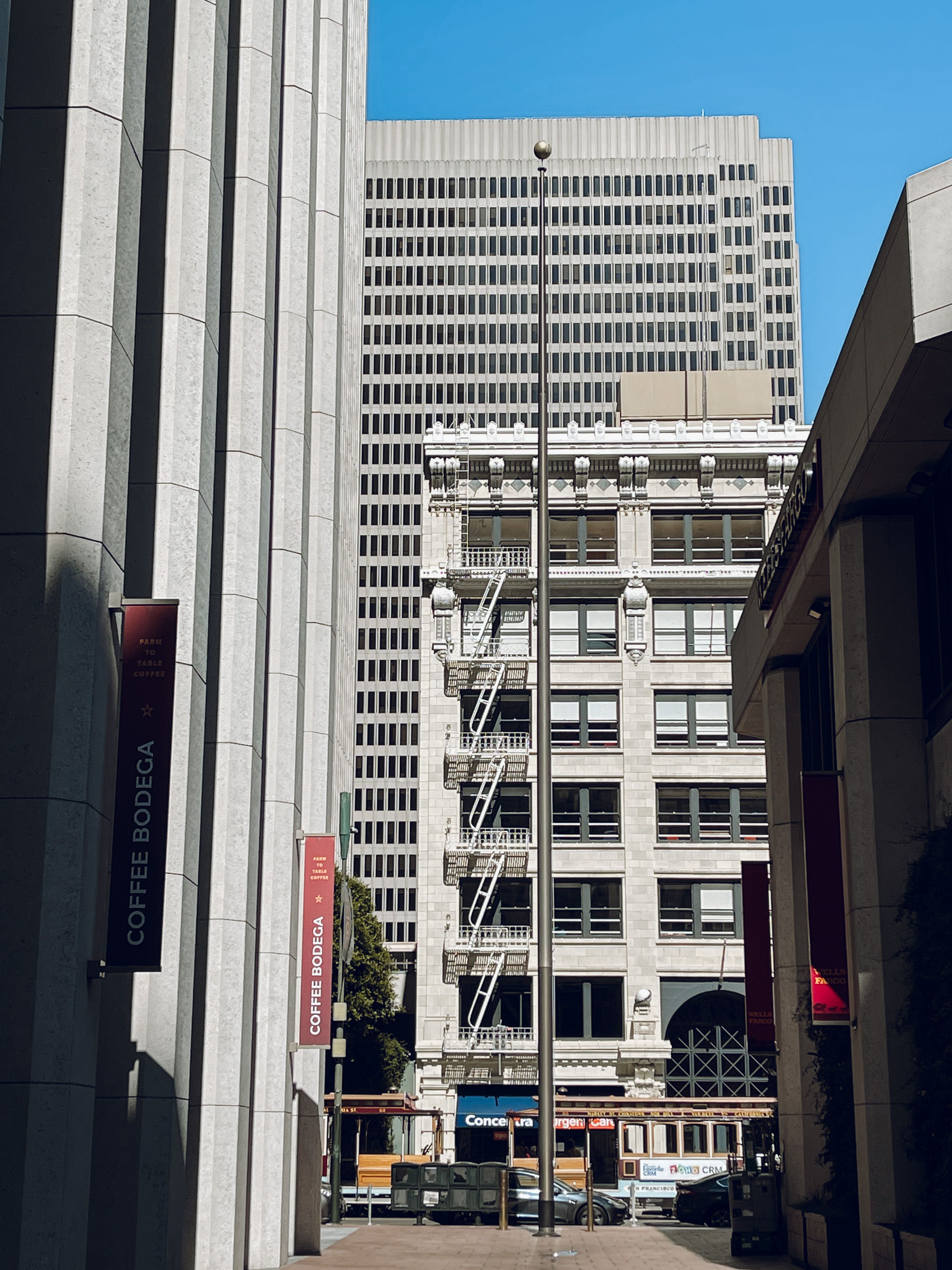 An Alley and Modern Buildings in City · Free Stock Photo