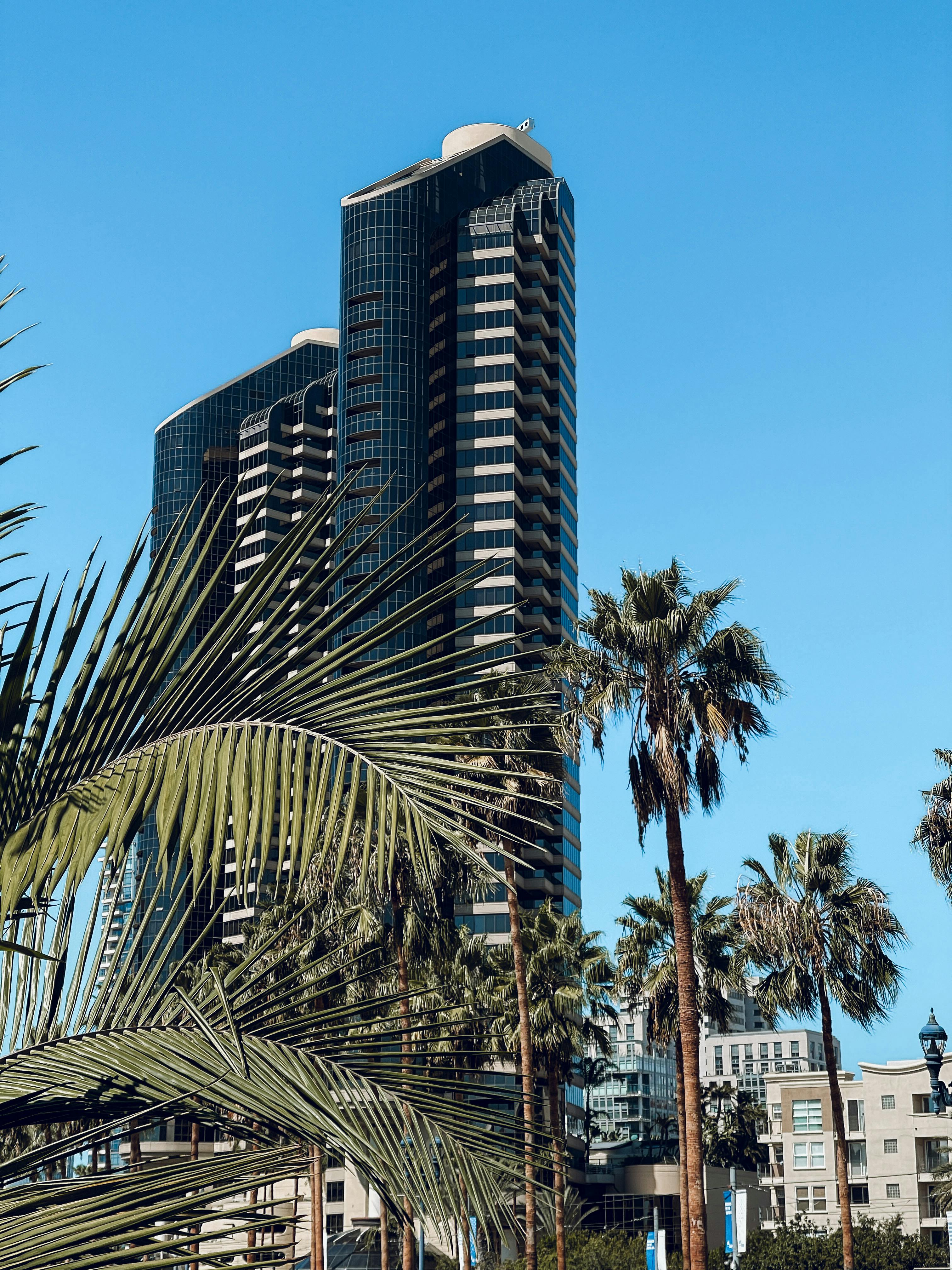 Cumulus Clouds Above High-rise Building · Free Stock Photo