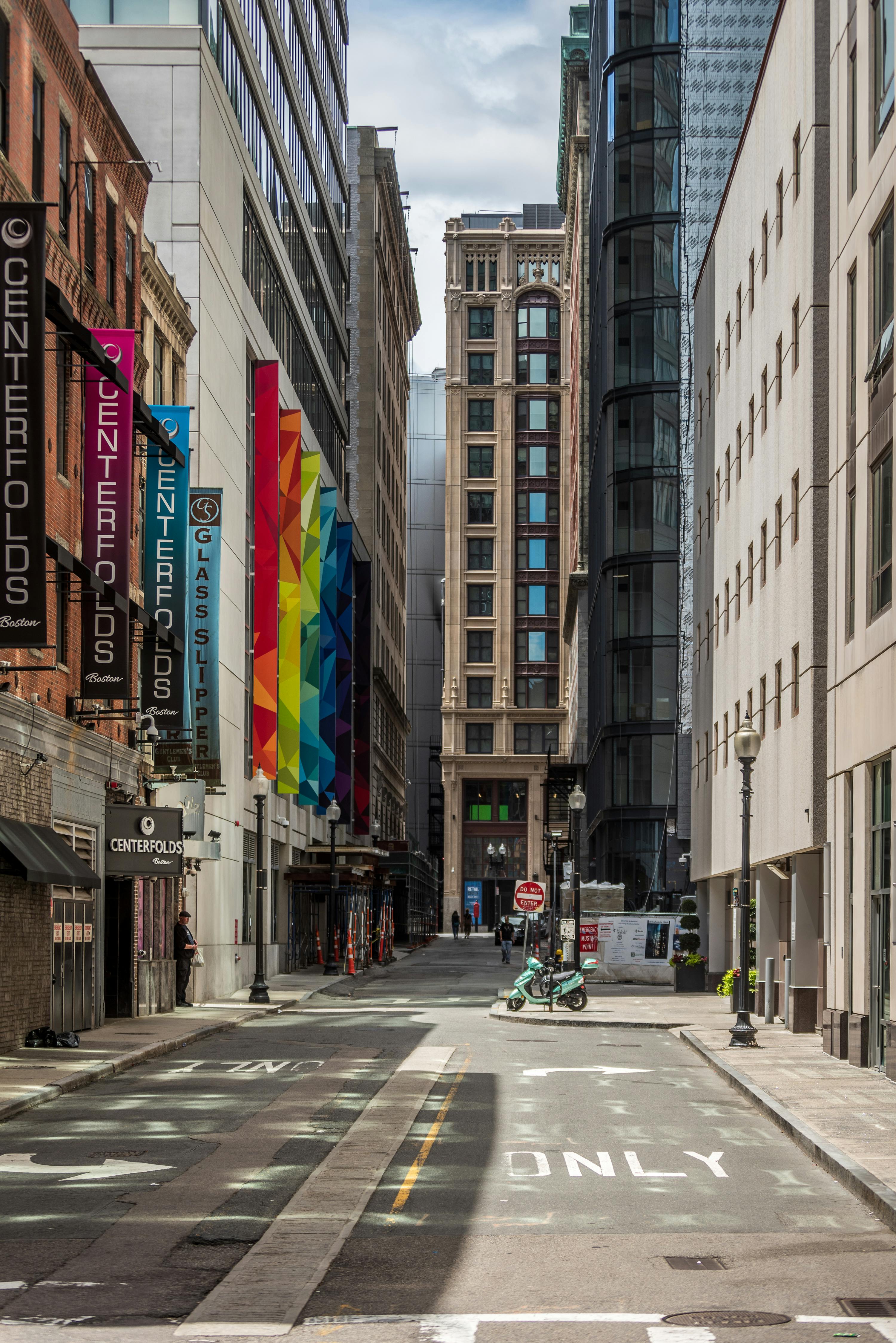 Modern Colourful Building by the Street · Free Stock Photo