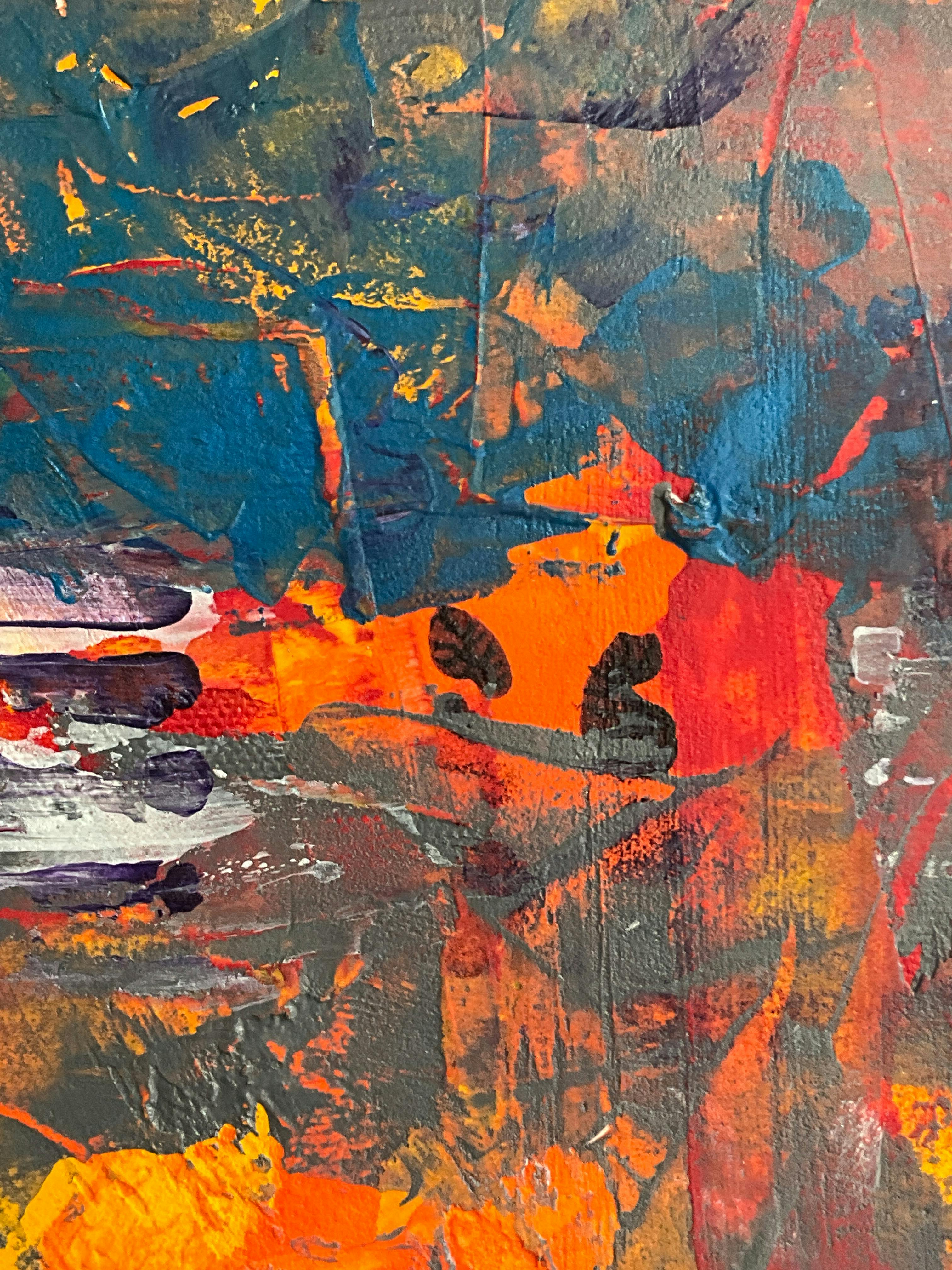 Abstract expressionist painting: Detail · Free Stock Photo