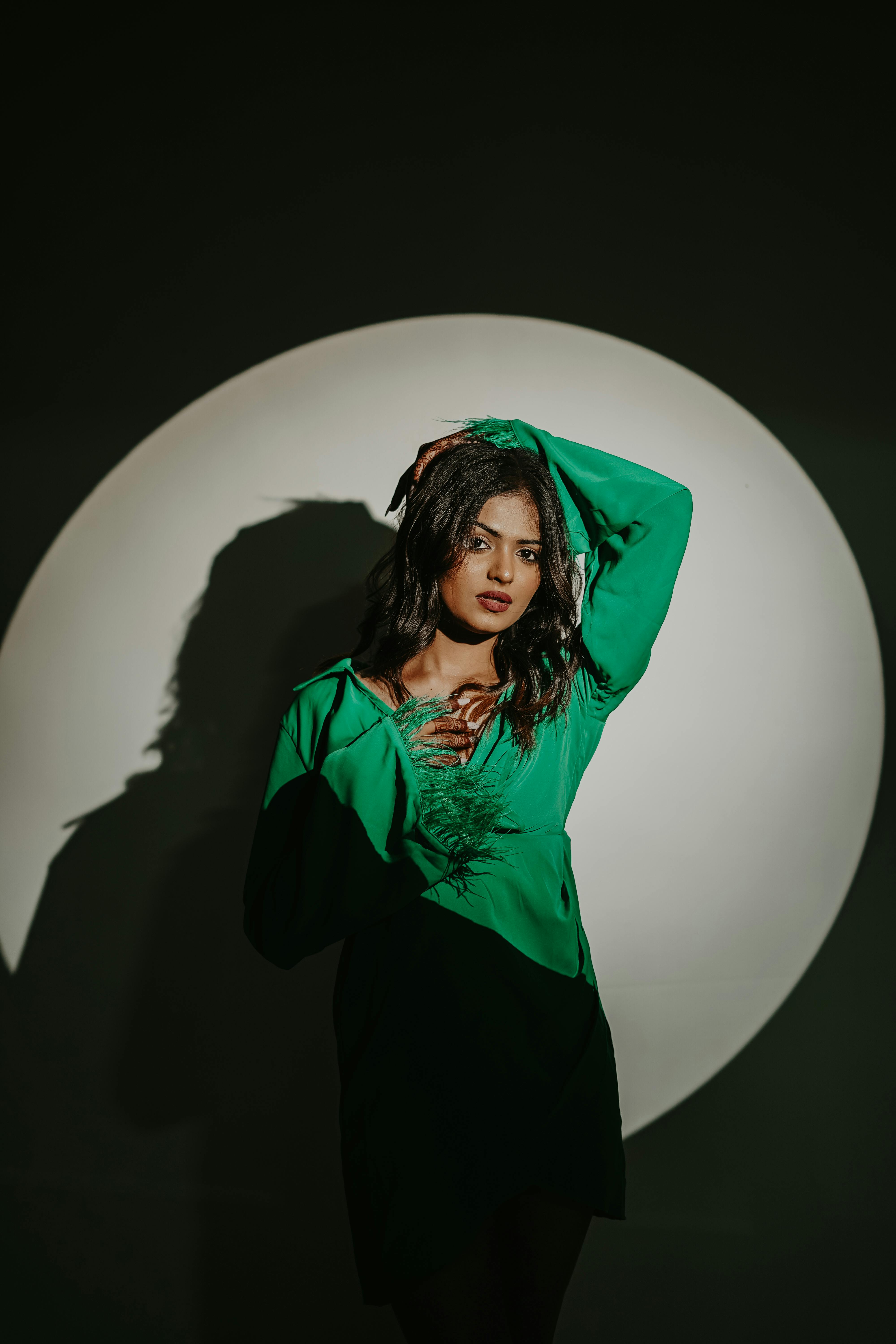 Model in Spotlight · Free Stock Photo