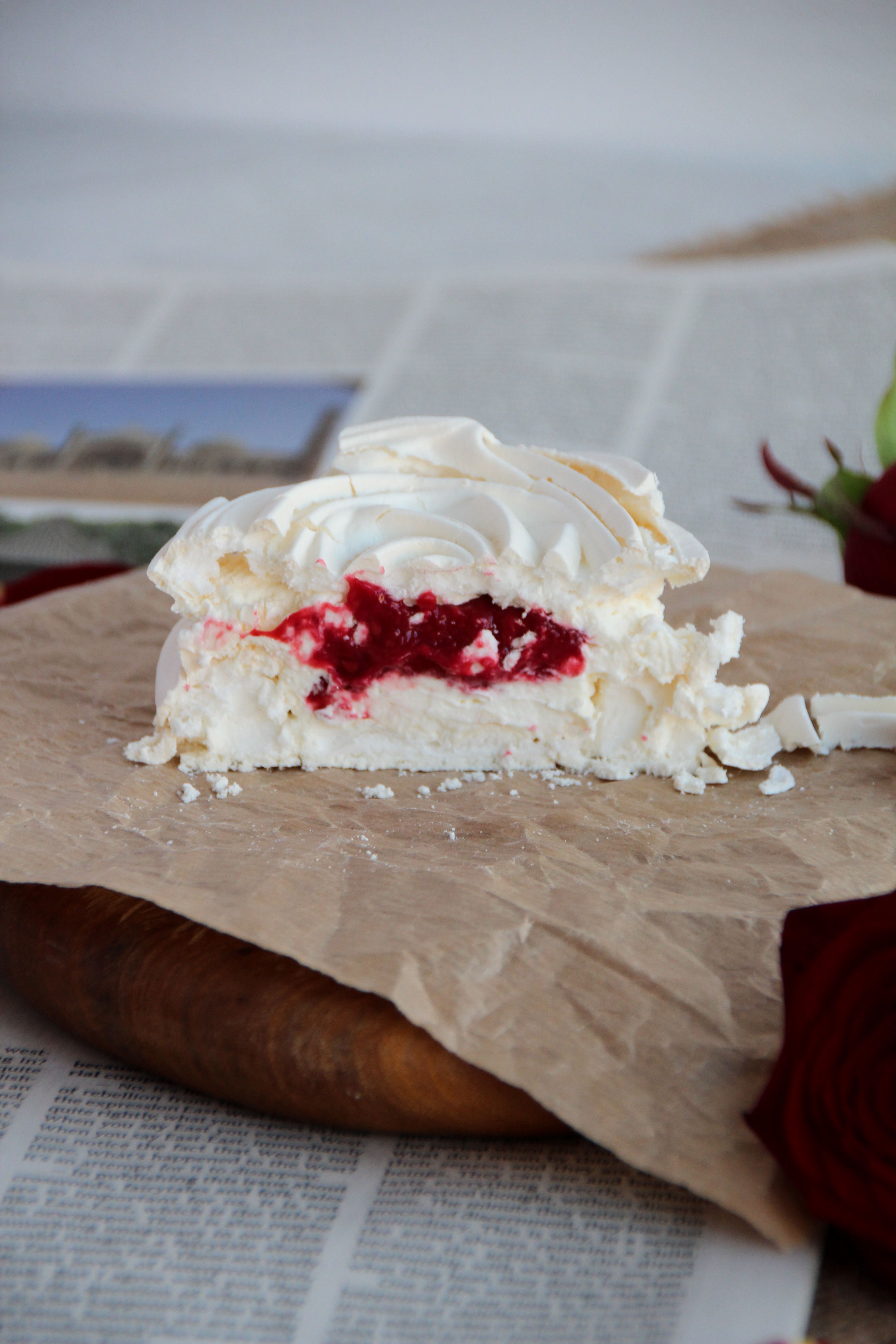 A Piece of Homemade Meringue · Free Stock Photo