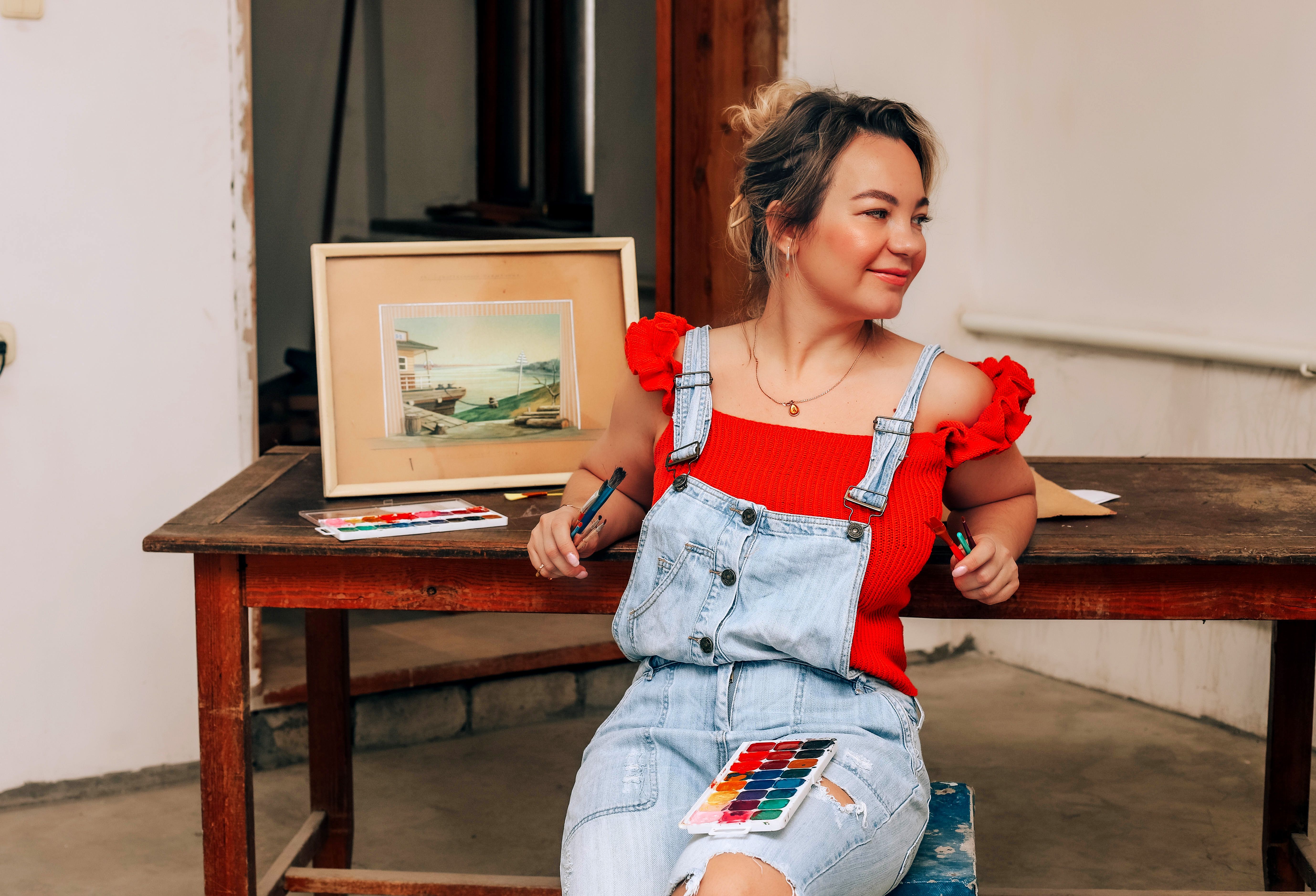 Woman Painting Photos, Download The BEST Free Woman Painting Stock ...