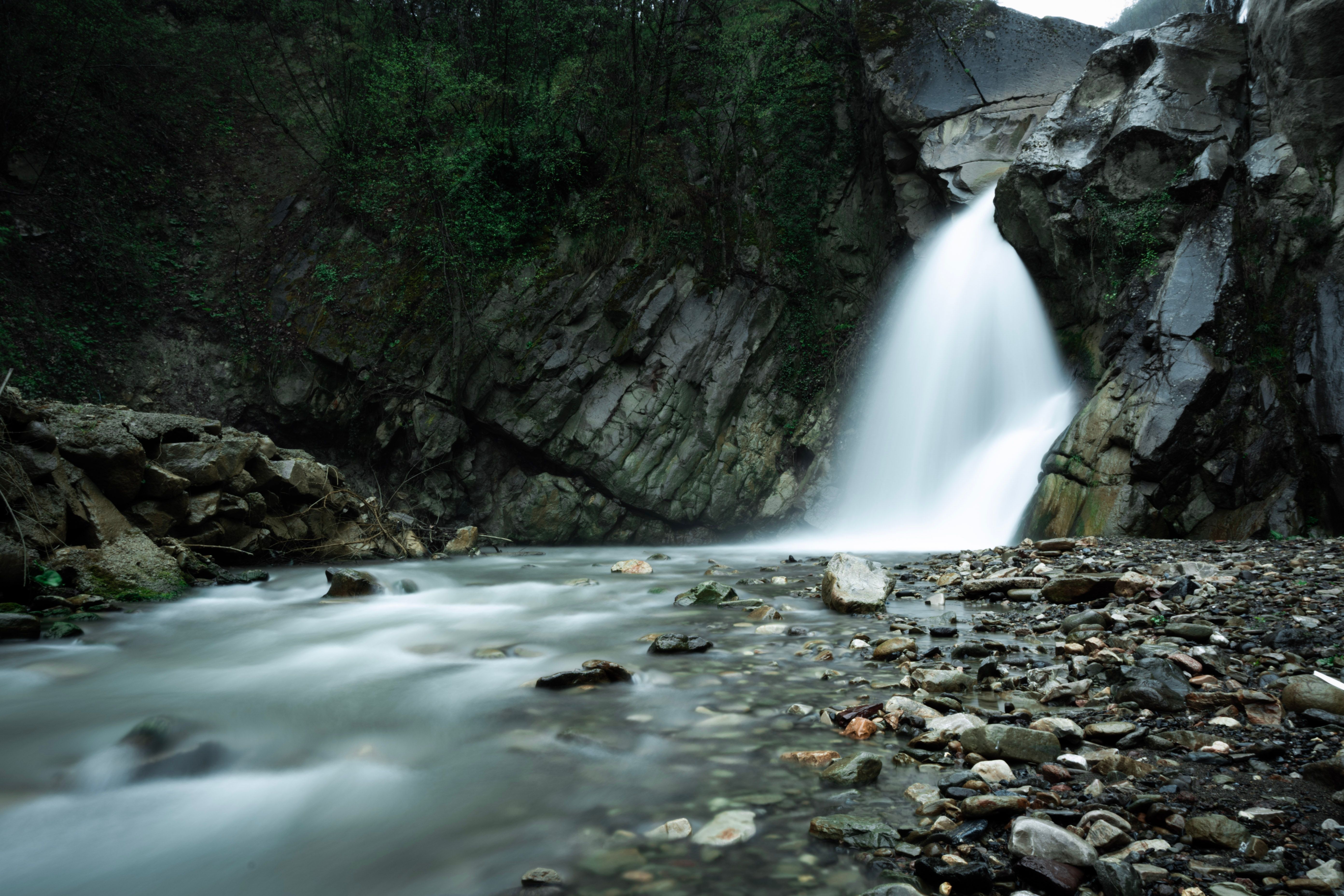Stream and Waterfall in Nature · Free Stock Photo