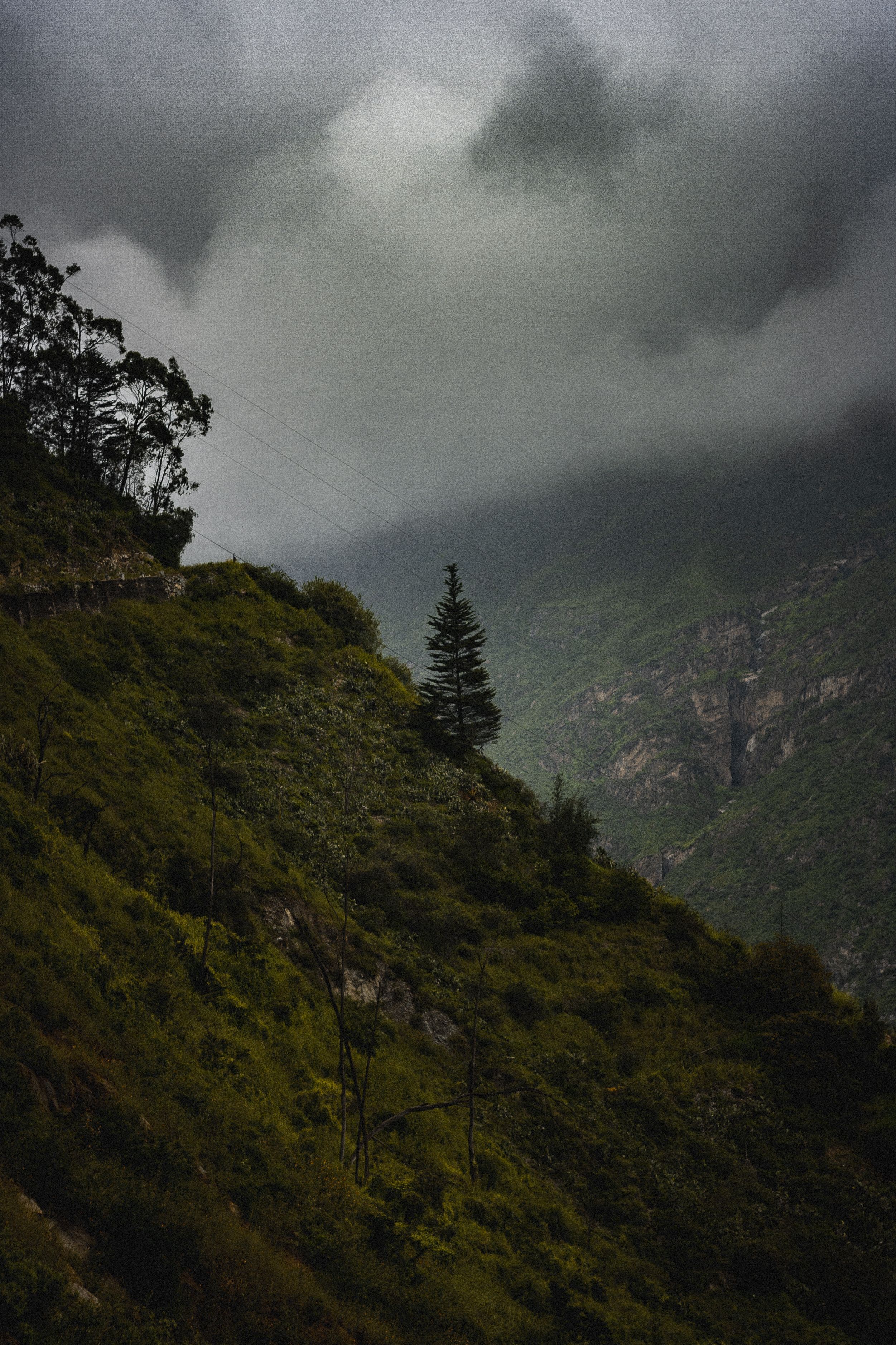 Rain Cloud over Valley · Free Stock Photo