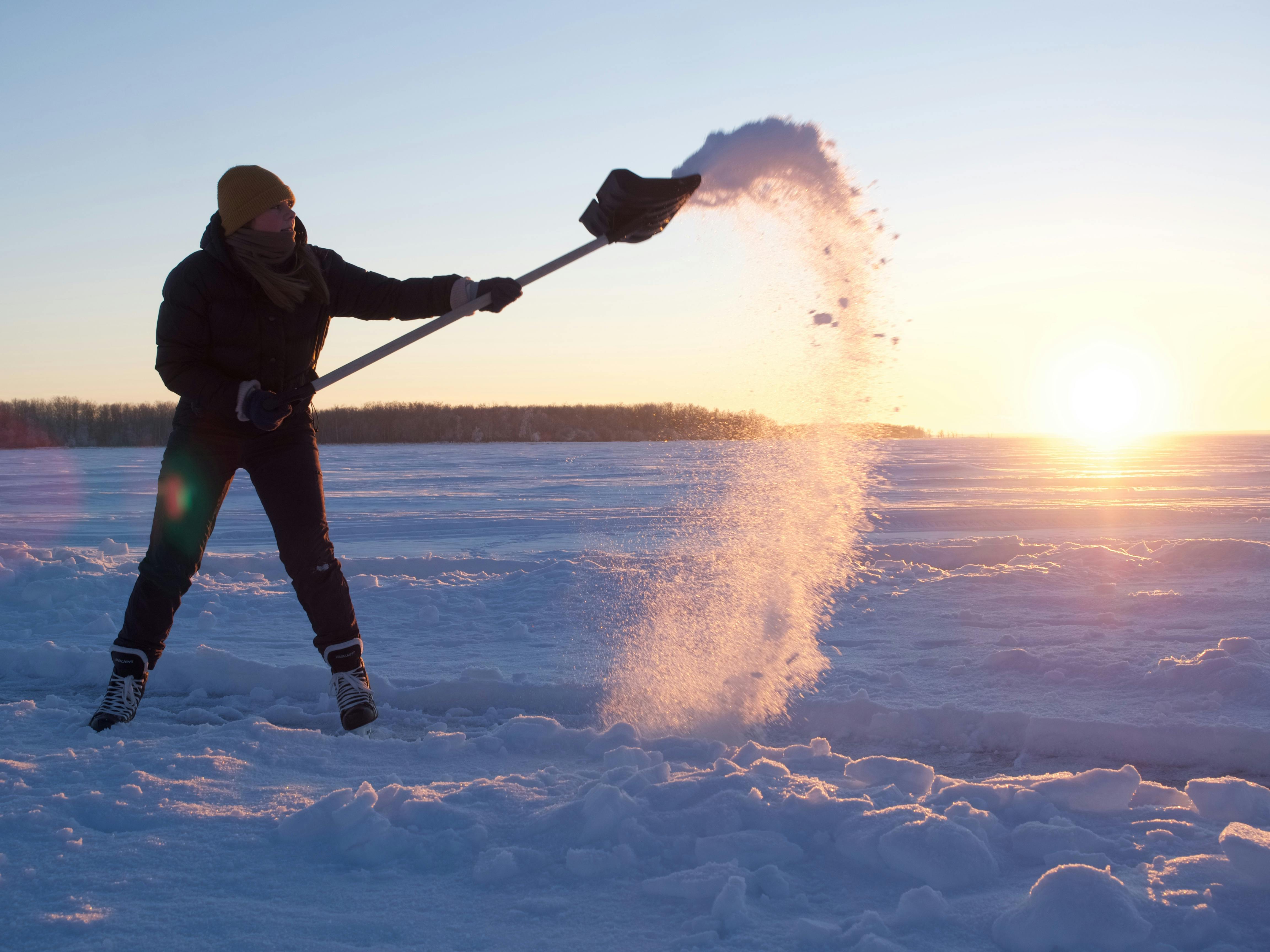 Man Shovelling Snow · Free Stock Photo