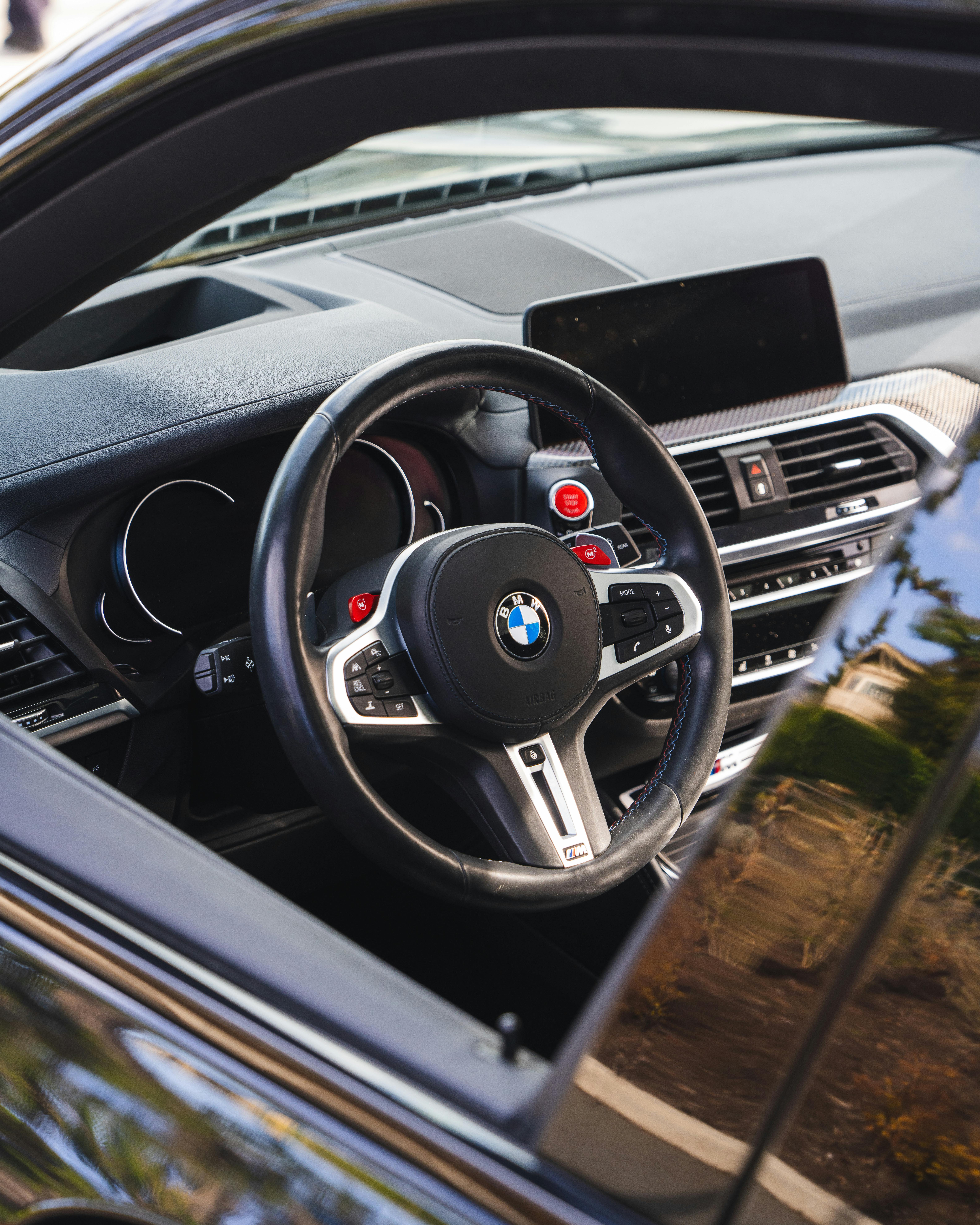 Black BMW Car Steering Wheel · Free Stock Photo