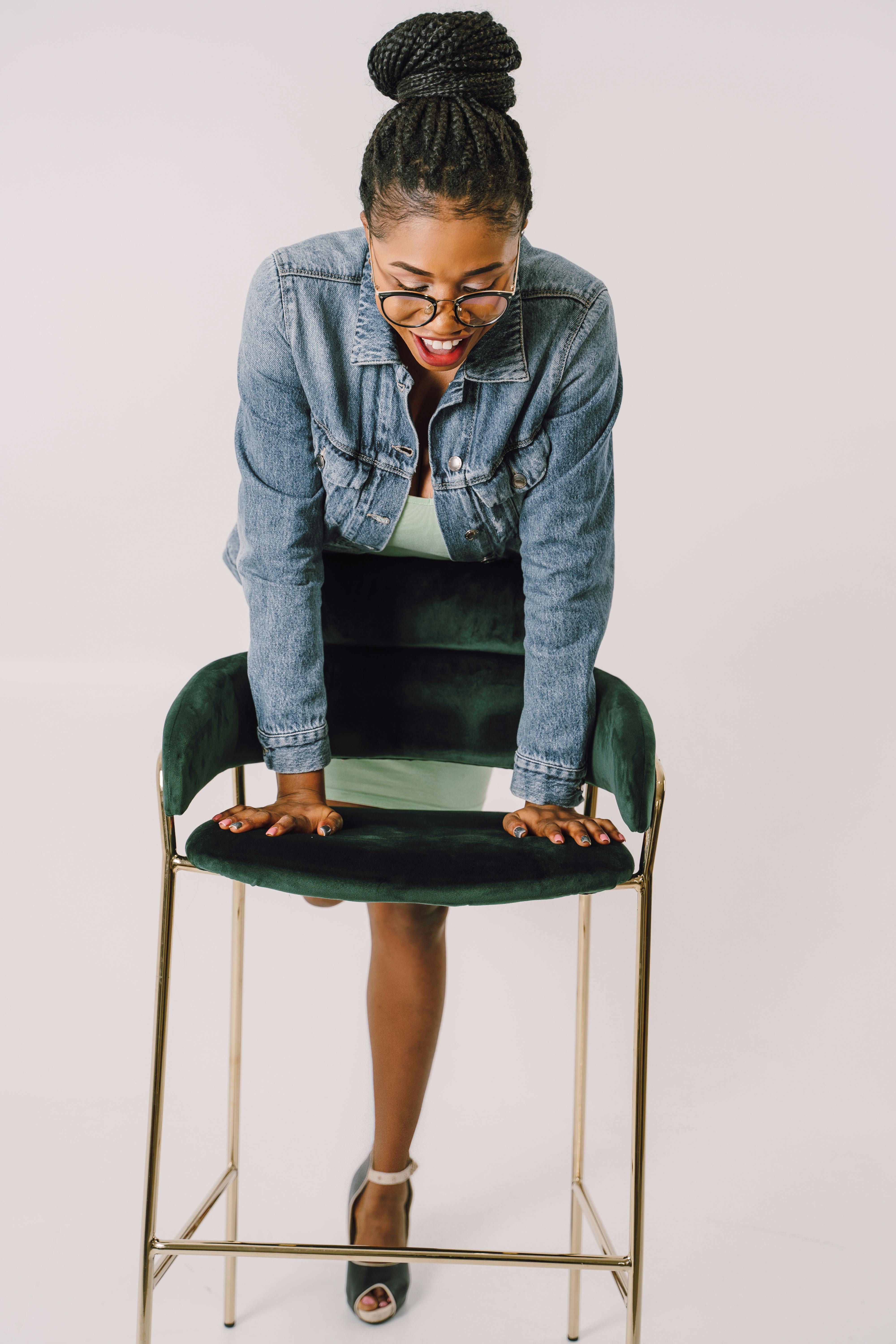 Standing Behind A Chair Photos, Download The BEST Free Standing Behind ...