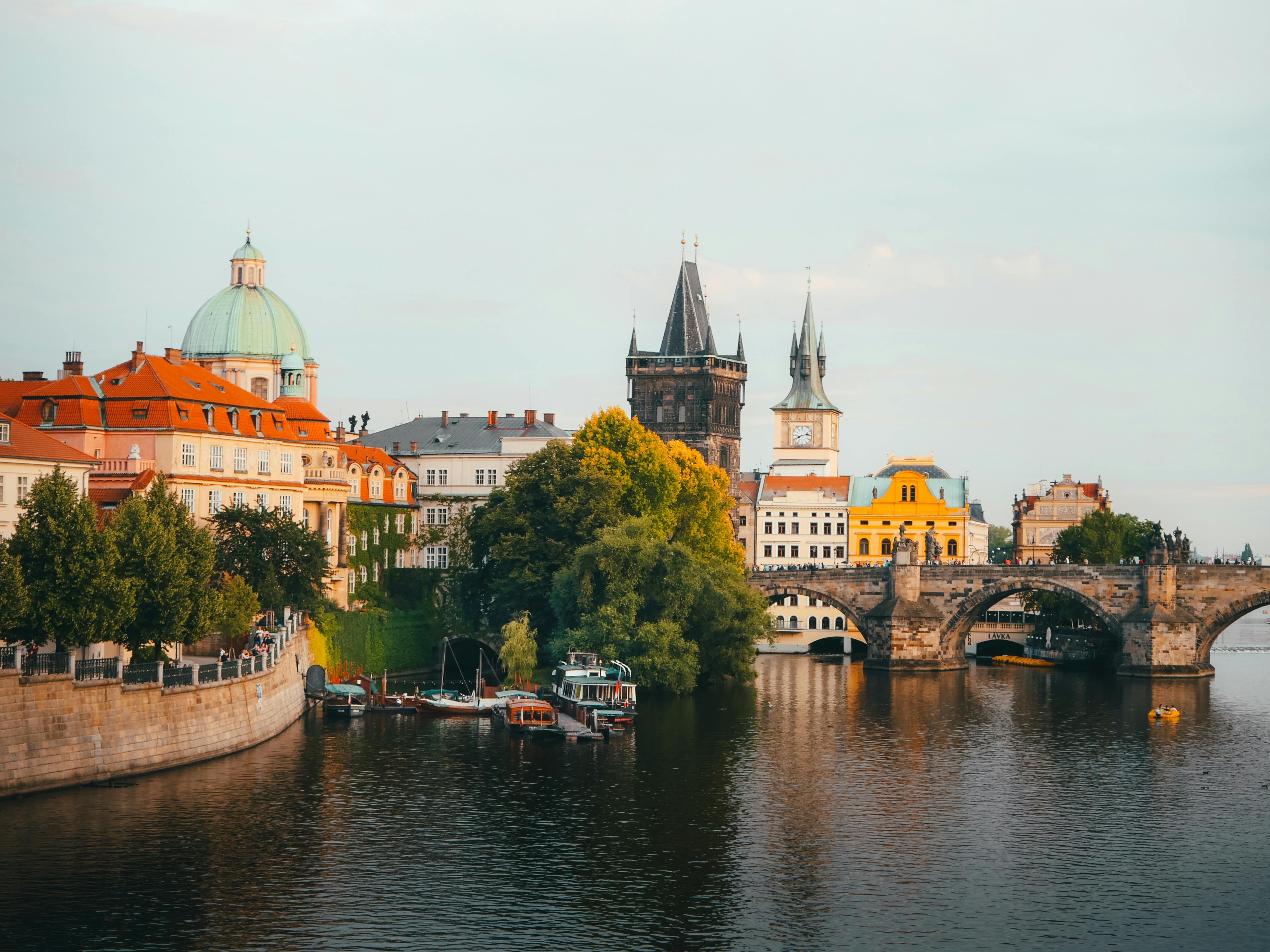 Prague in the evening · Free Stock Photo