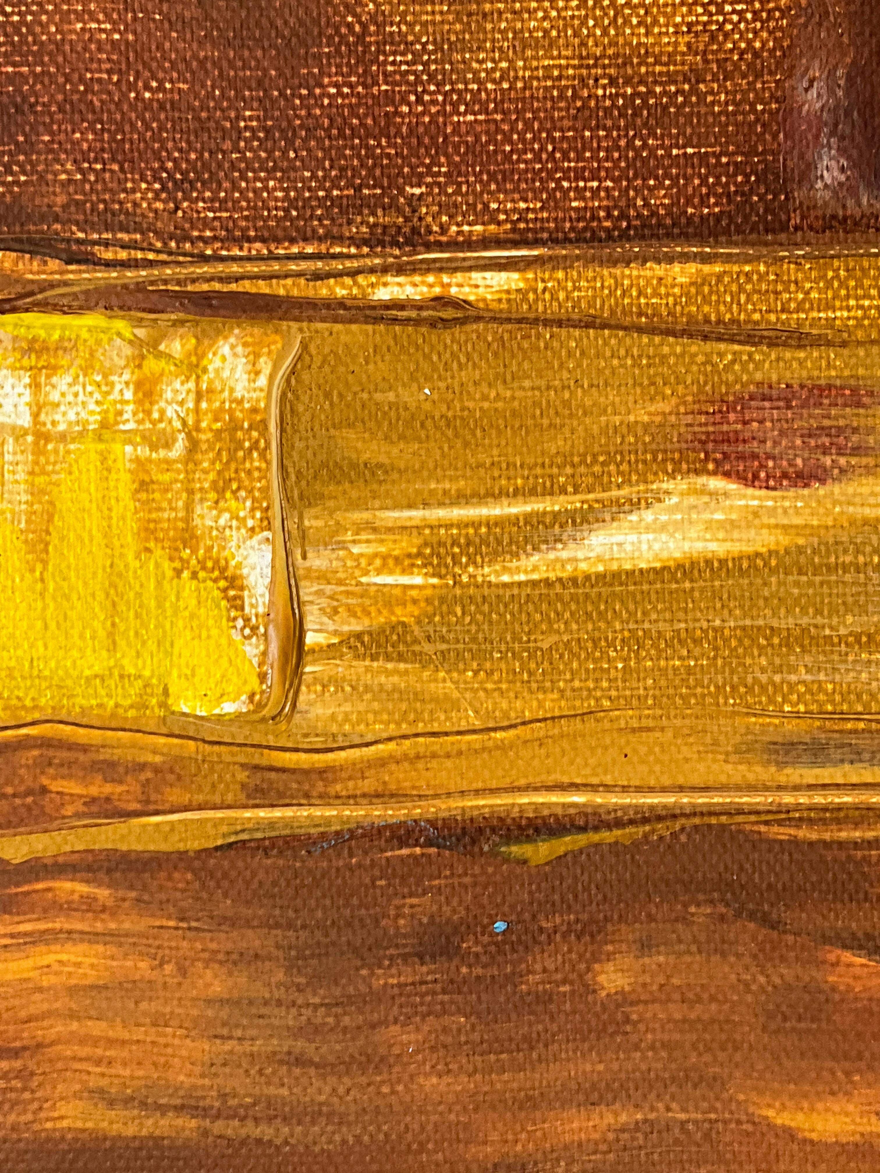 An Abstract Yellow Painting · Free Stock Photo