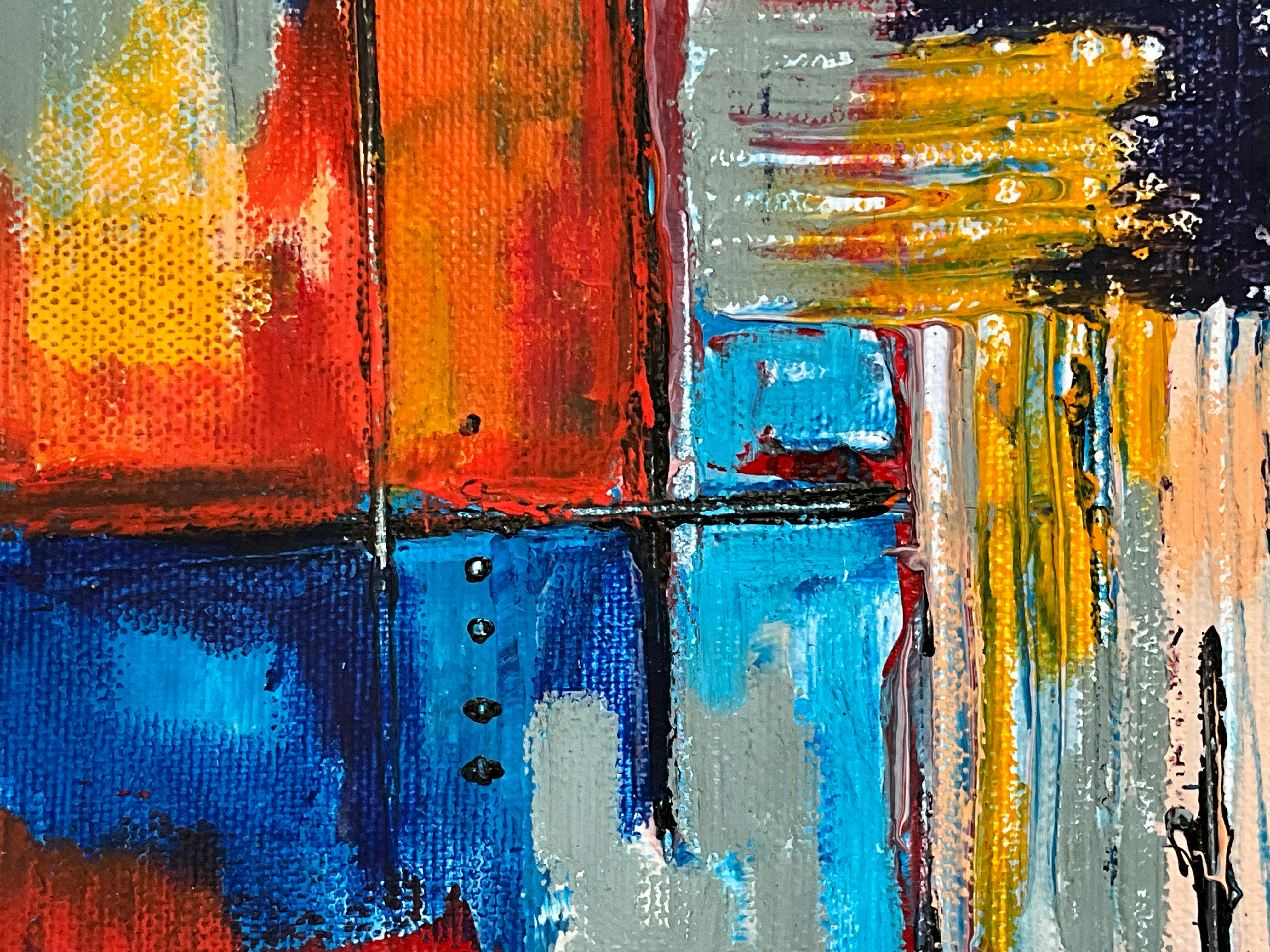 Abstract expressionist painting: Detail · Free Stock Photo
