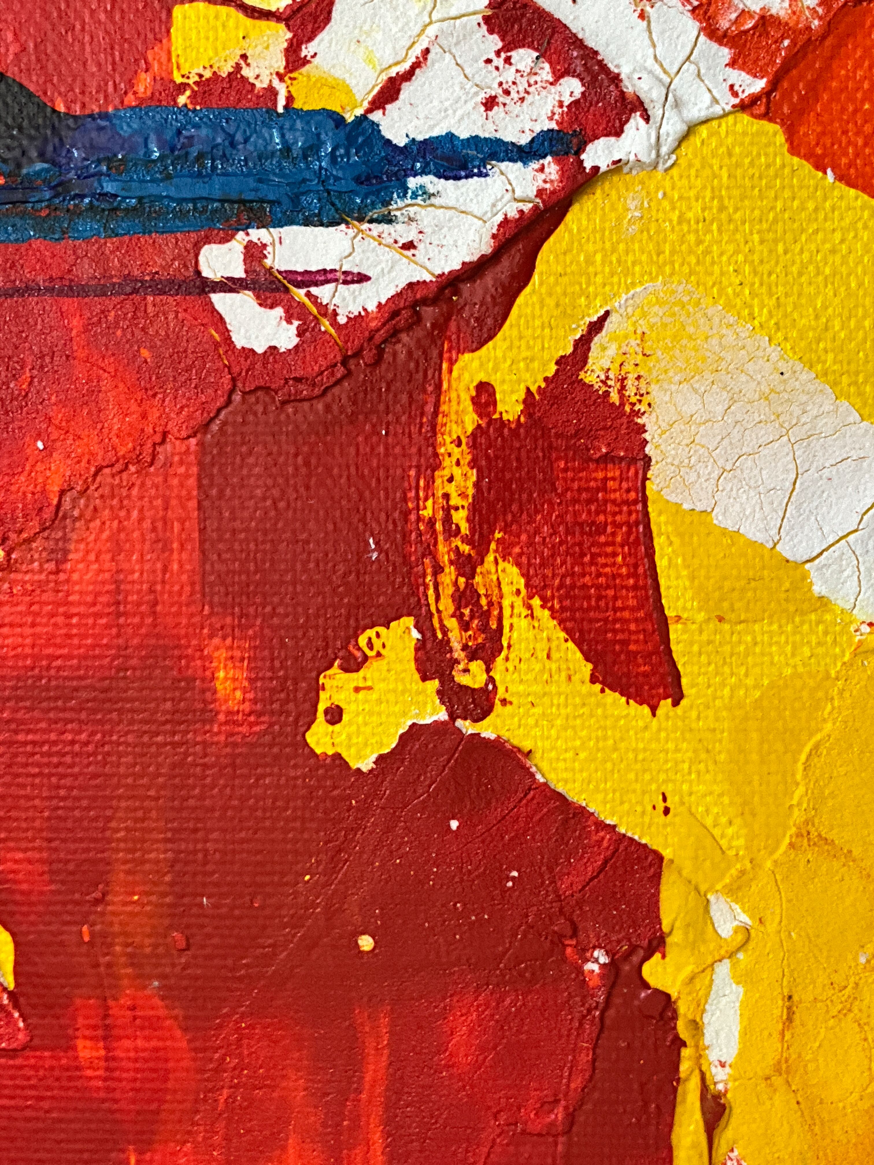 Close up of Abstract Painting · Free Stock Photo
