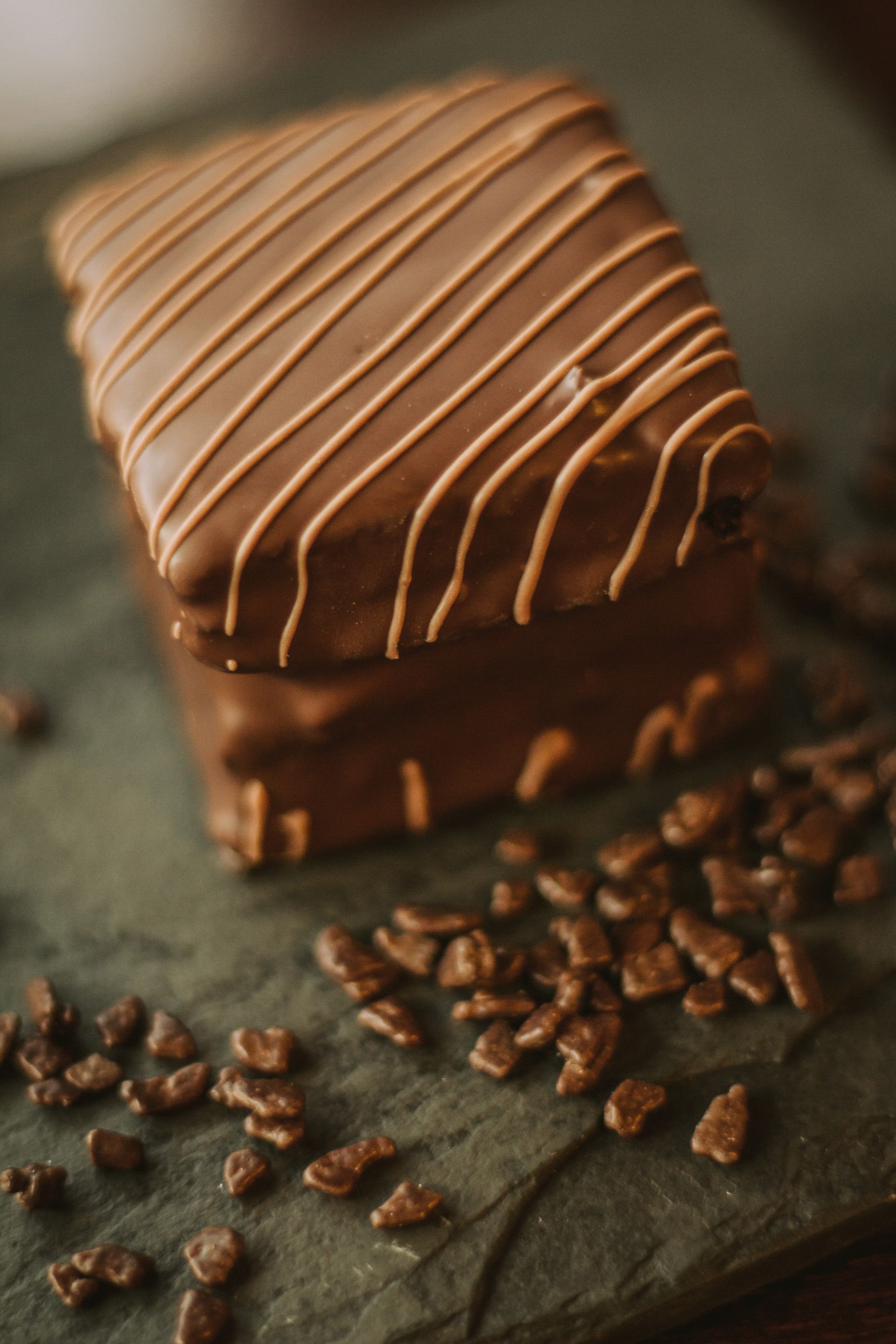 Stack of Cookies in Chocolate · Free Stock Photo