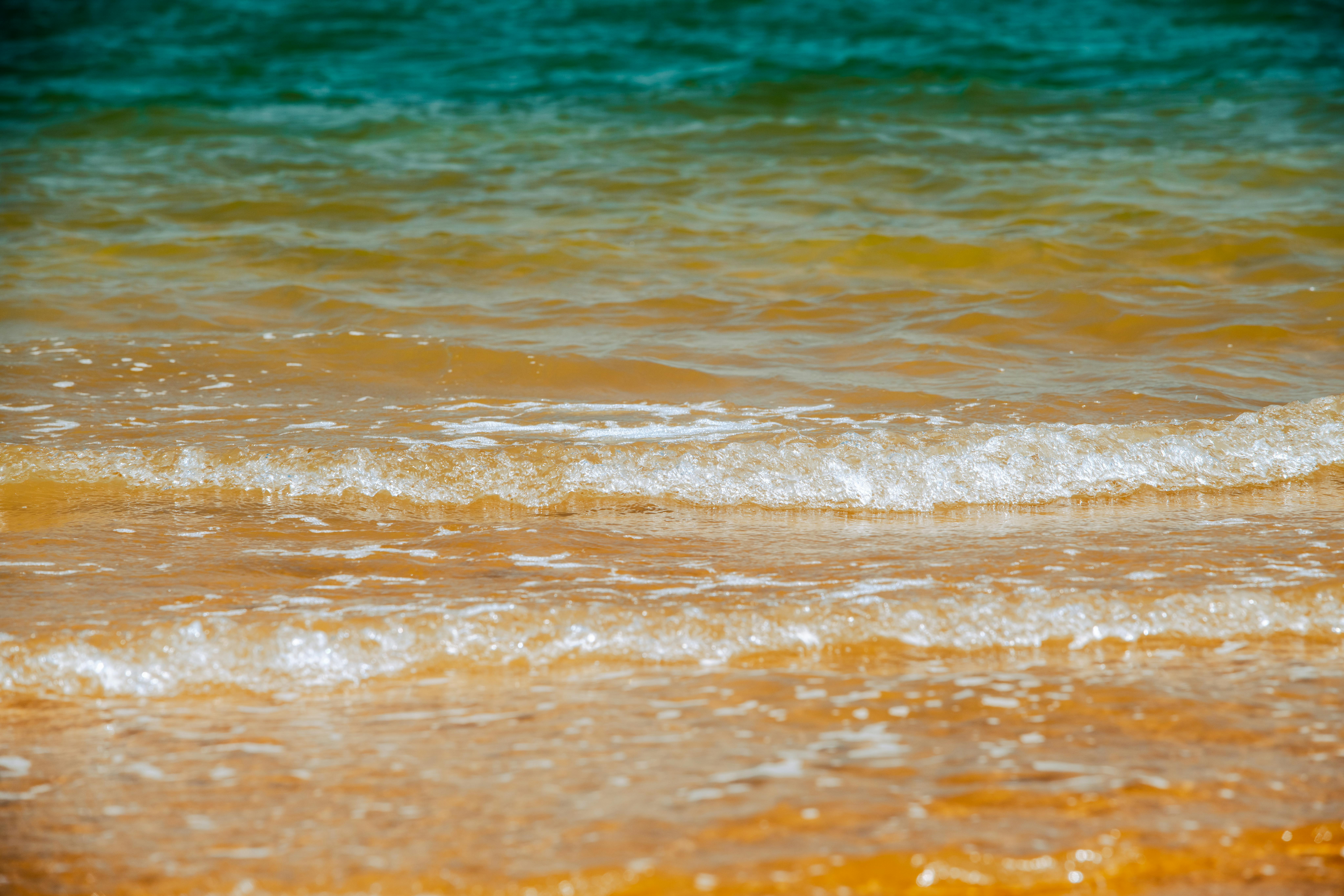 Close up of Wave on Shore · Free Stock Photo