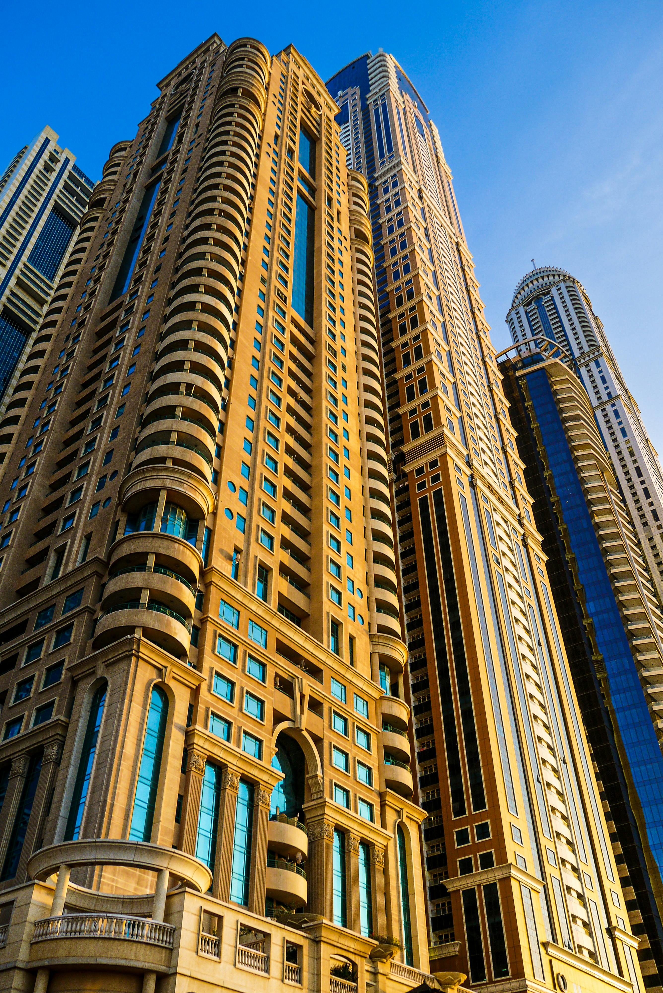 Marina Crown Residential Skyscraper in Dubai · Free Stock Photo