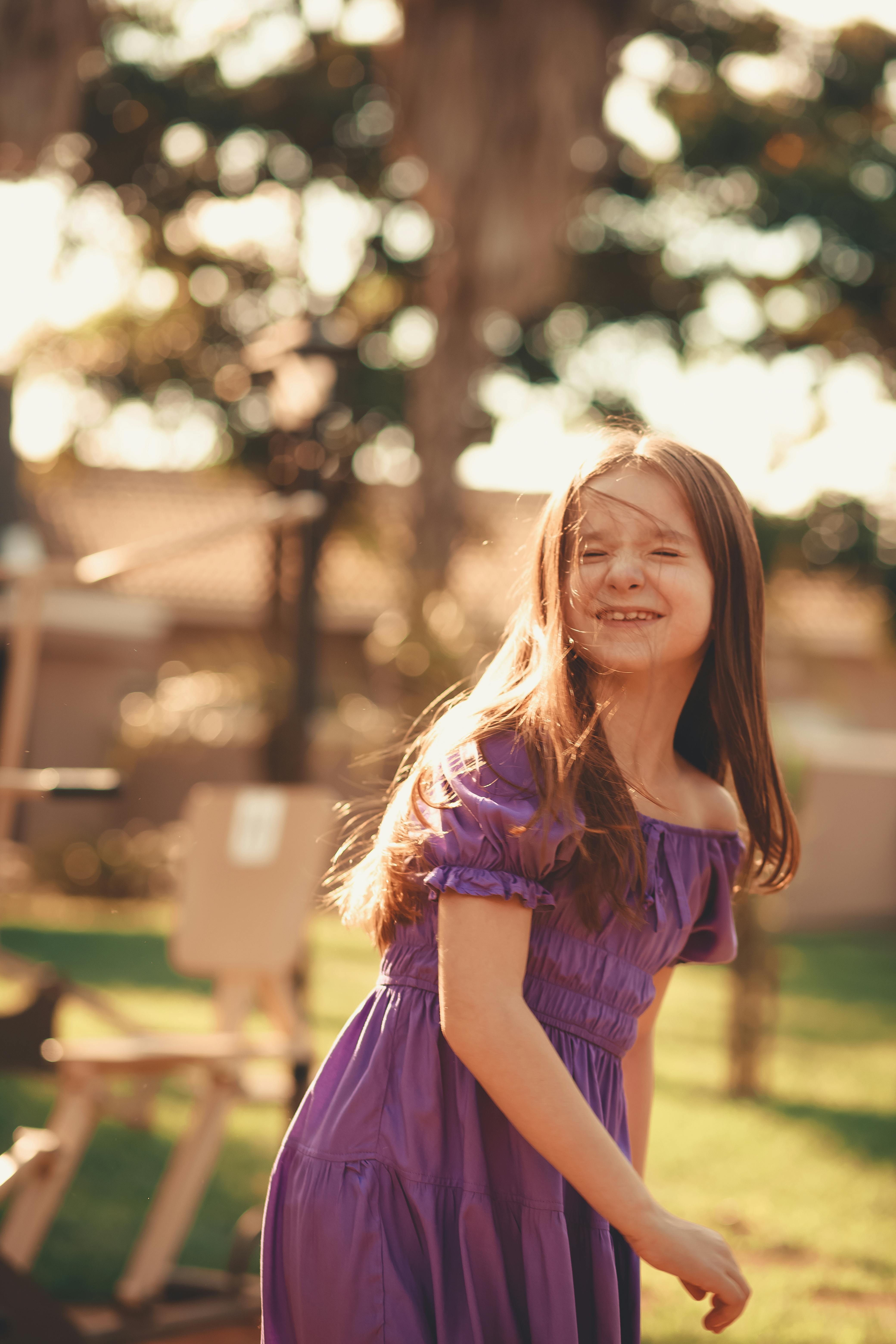 Girl Posing in Red Dress · Free Stock Photo