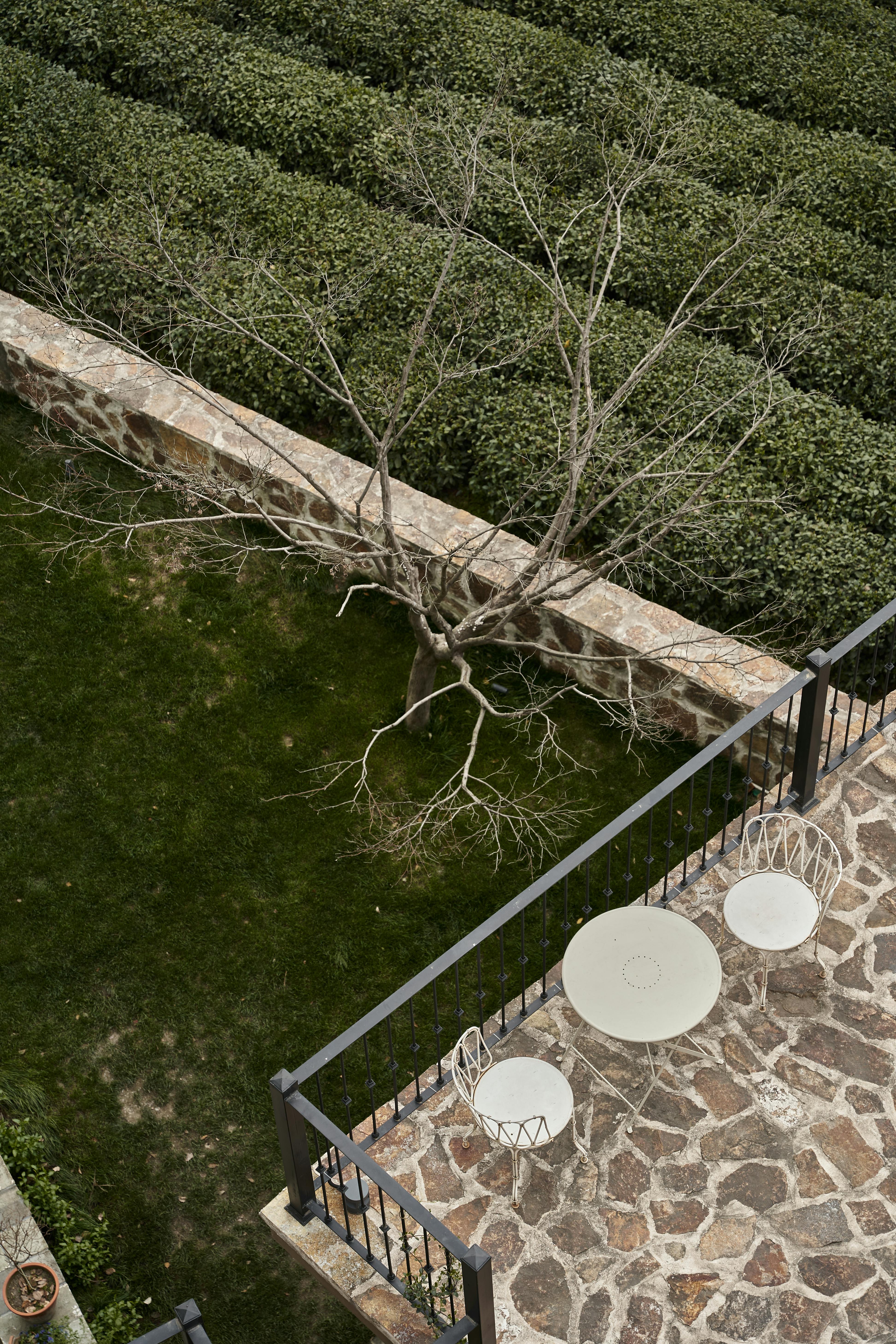 Terrace Overlooking Yard · Free Stock Photo