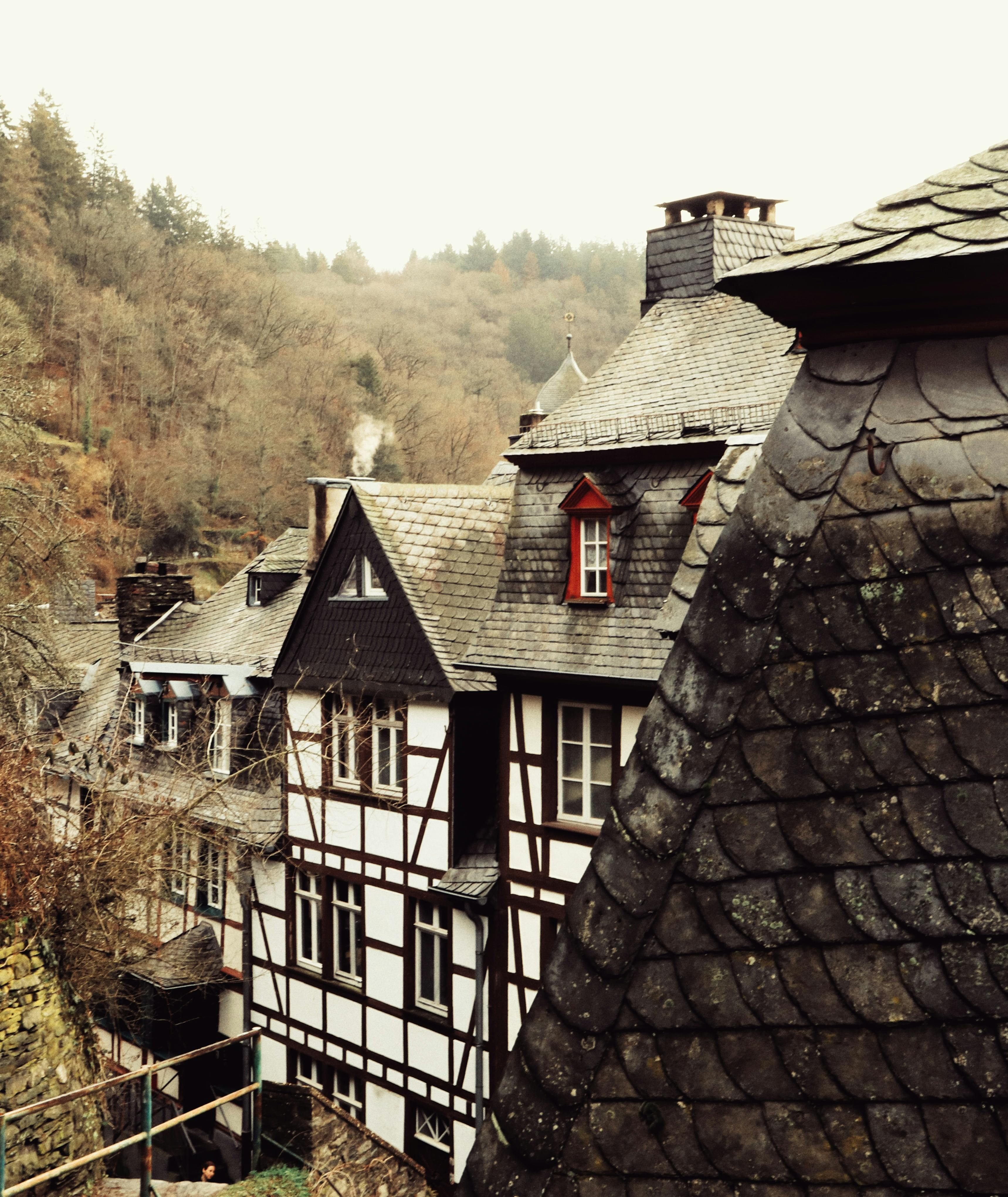 Traditional Timber-framed Middle German House in Monschau · Free Stock ...