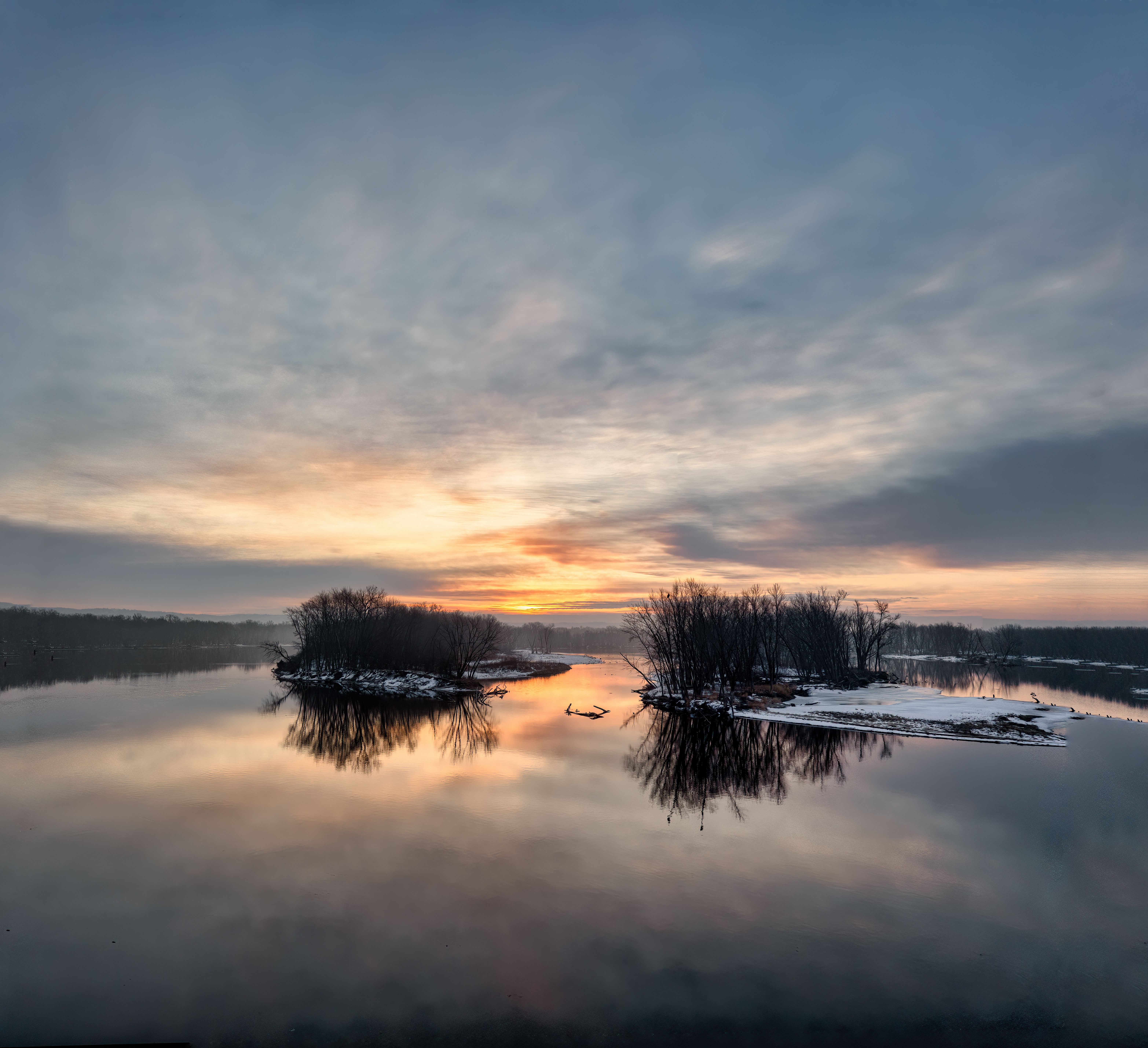 Bridge over a River at Sunset · Free Stock Photo
