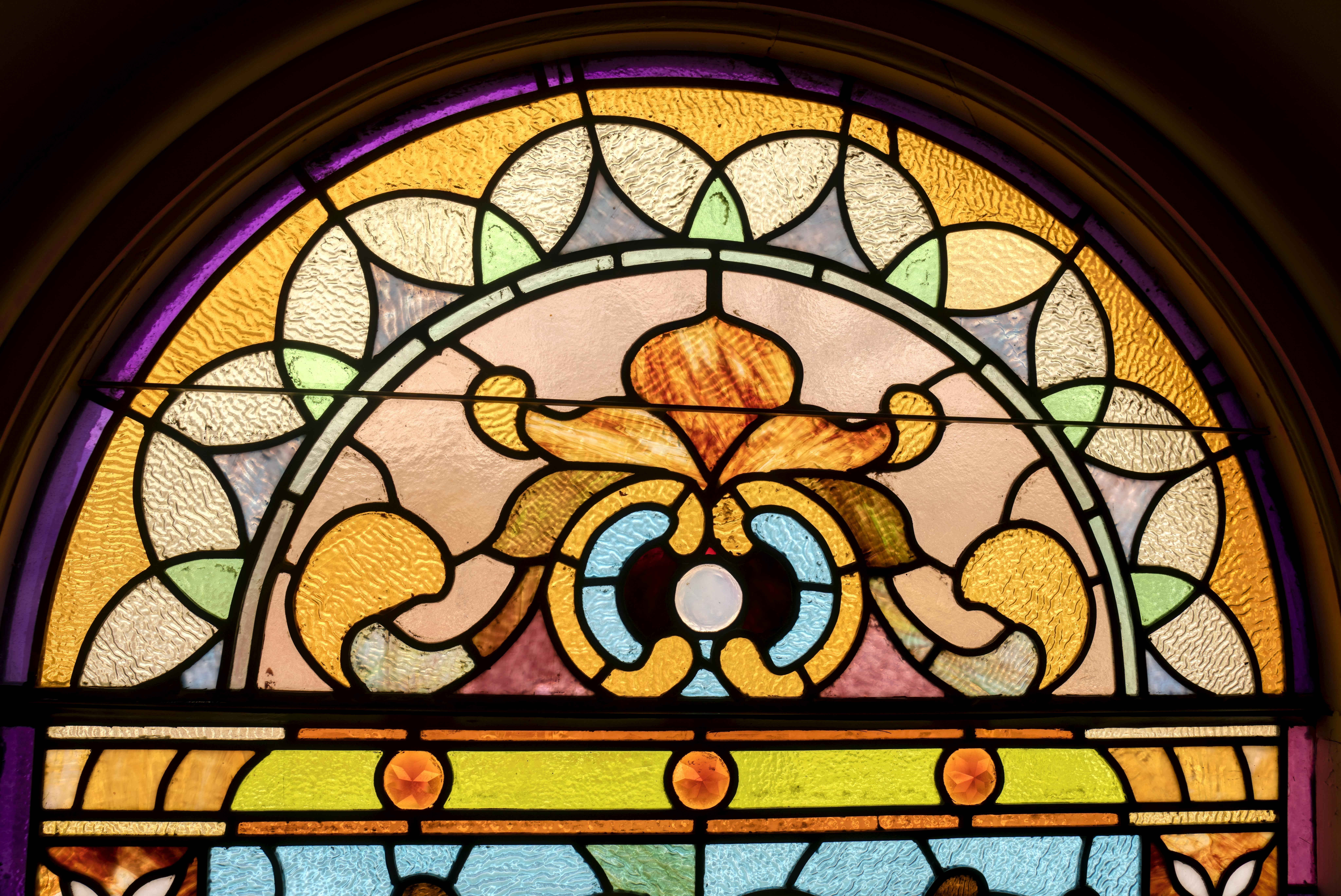 Close up of Stained Glass · Free Stock Photo
