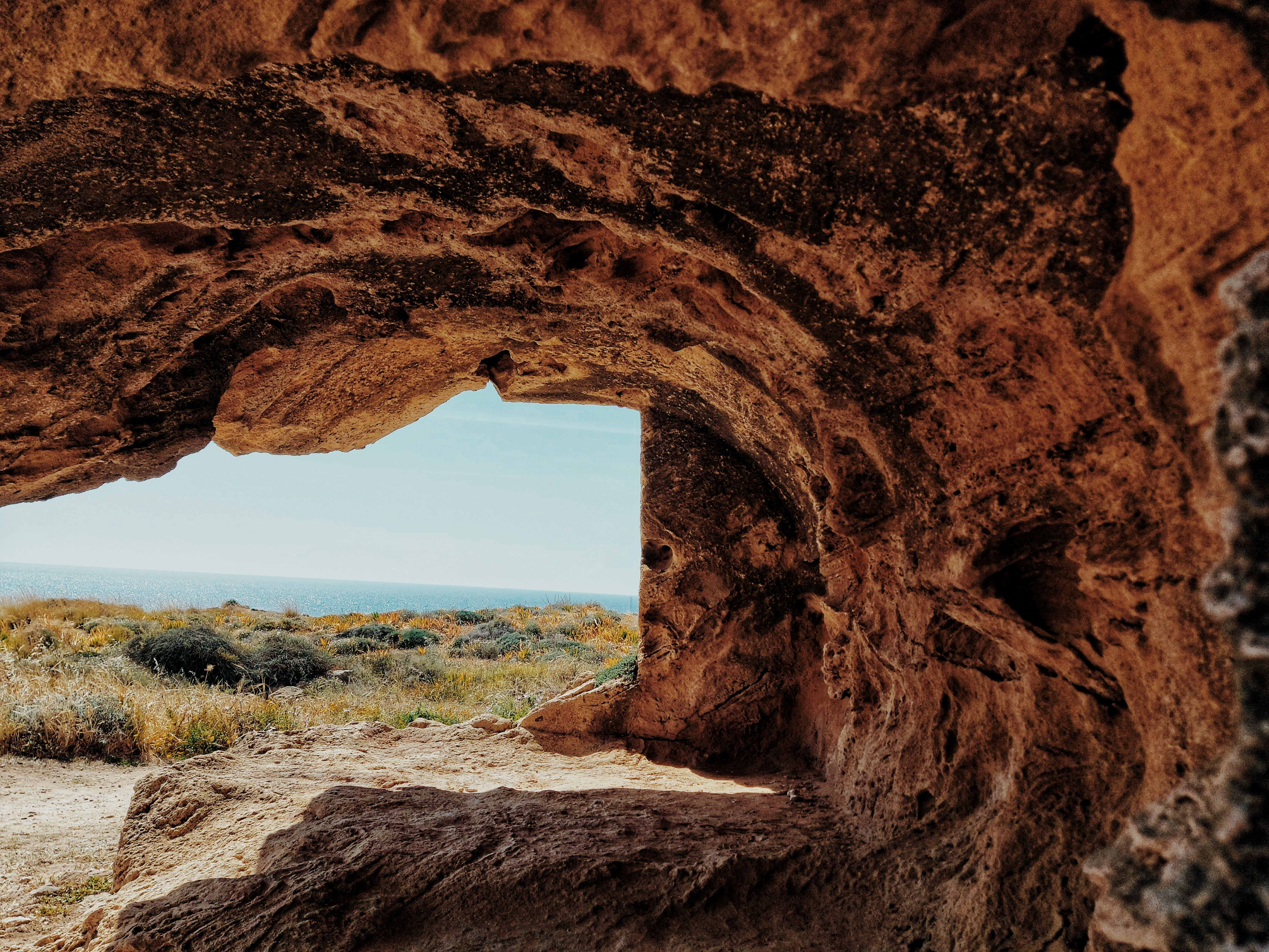 Eroded Rocks of Cave · Free Stock Photo